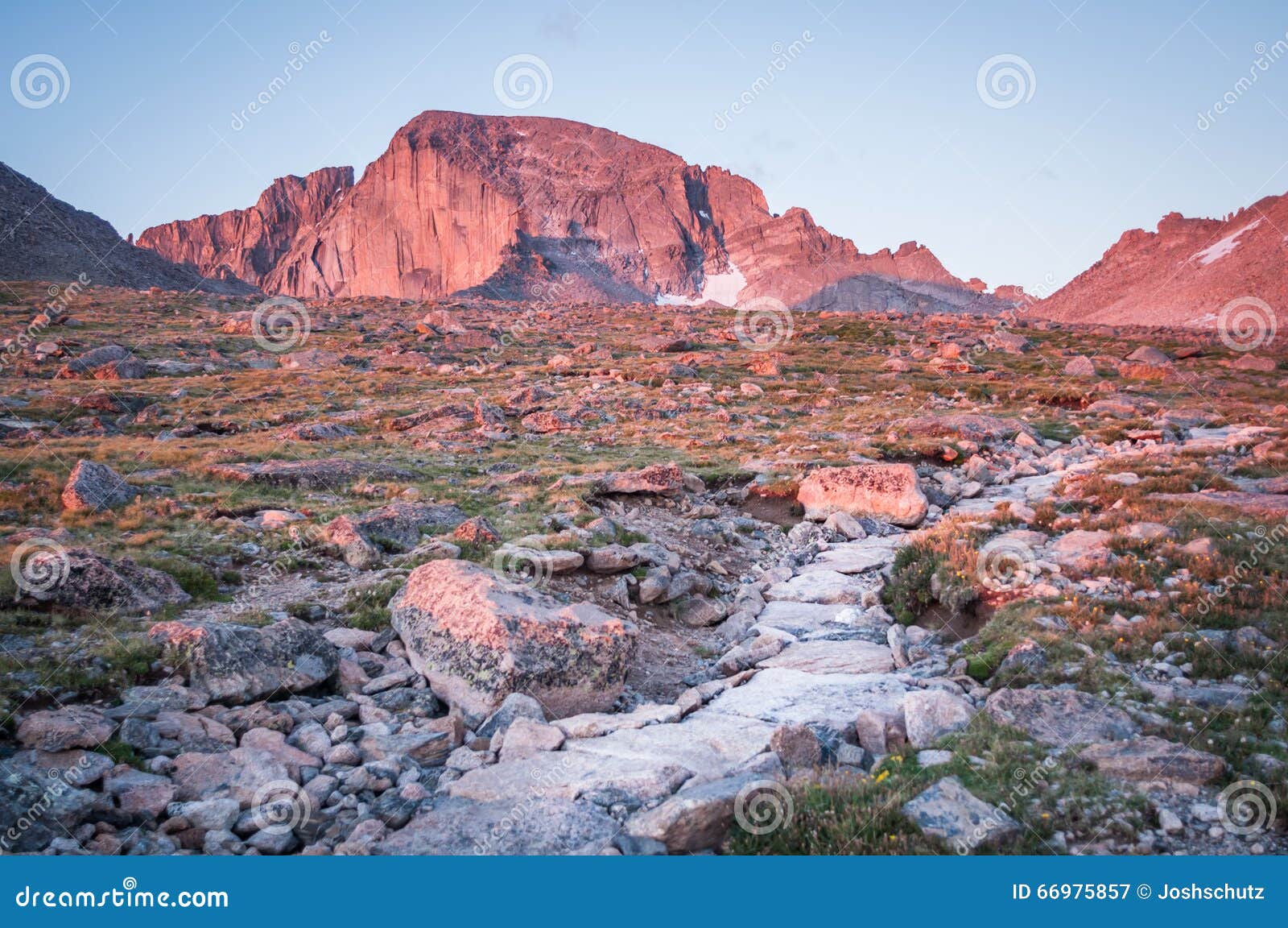 Longs Peak stock image. Image of rocky, park, wilderness - 66975857