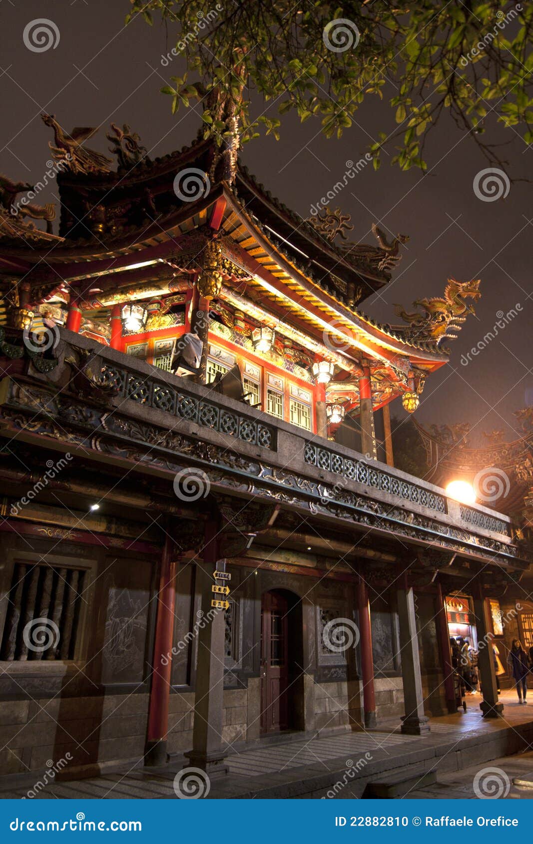 Longshan temple in Taipei stock photo. Image of religion - 22882810