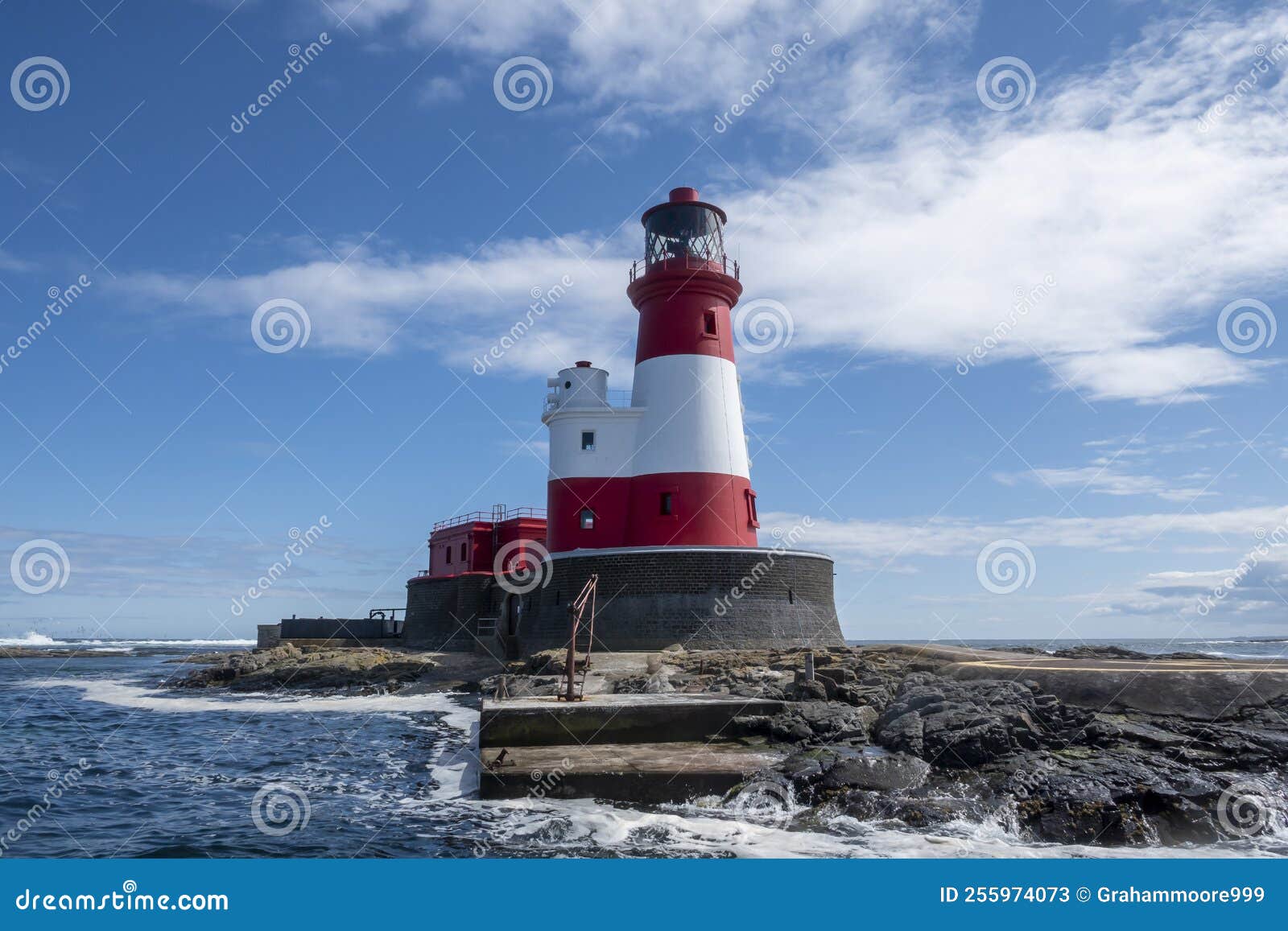 Longstone Lighthouse Farne Islands Stock Image - Image of coastal ...