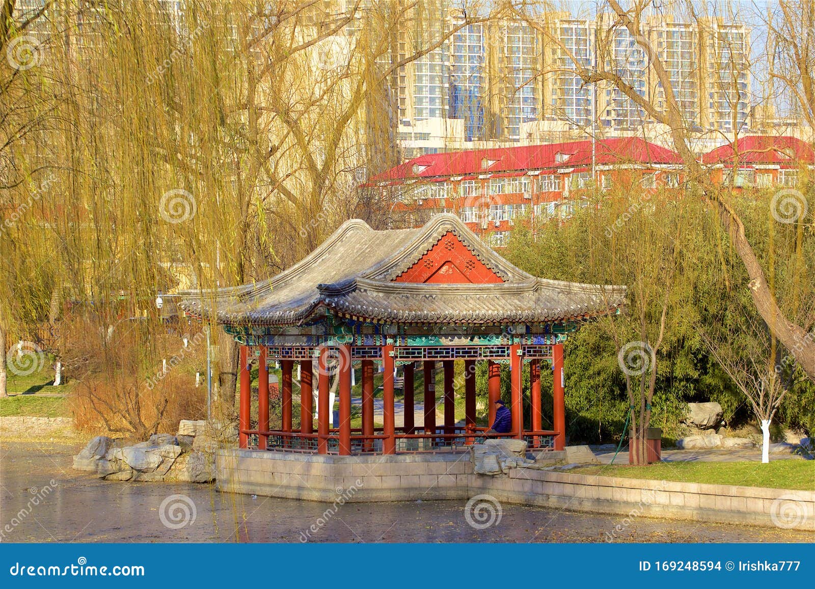 Longtan Lake park, Beijing editorial stock image. Image of quiet ...