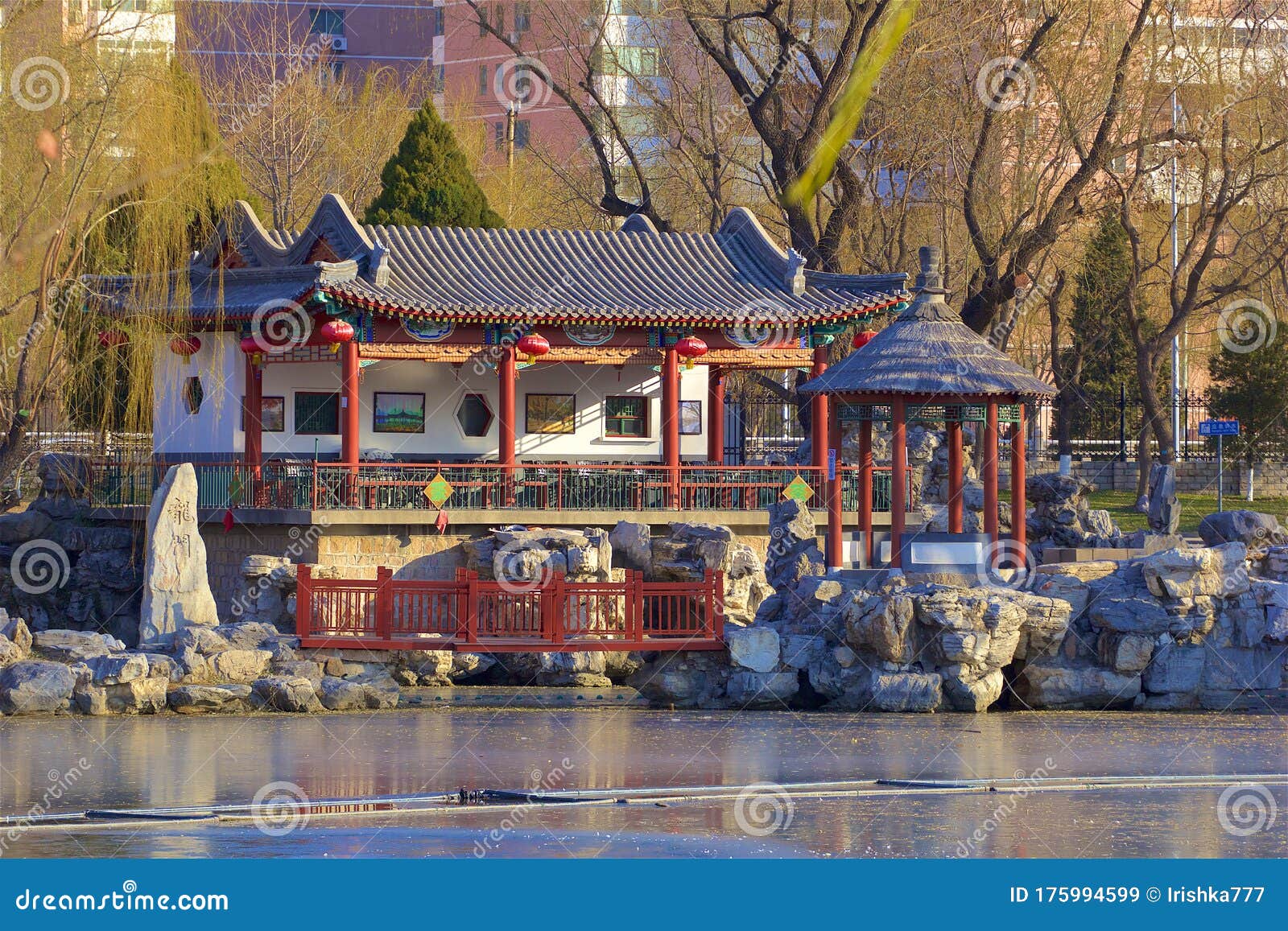 Longtan park, Beijing stock image. Image of quiet, beijing - 175994599