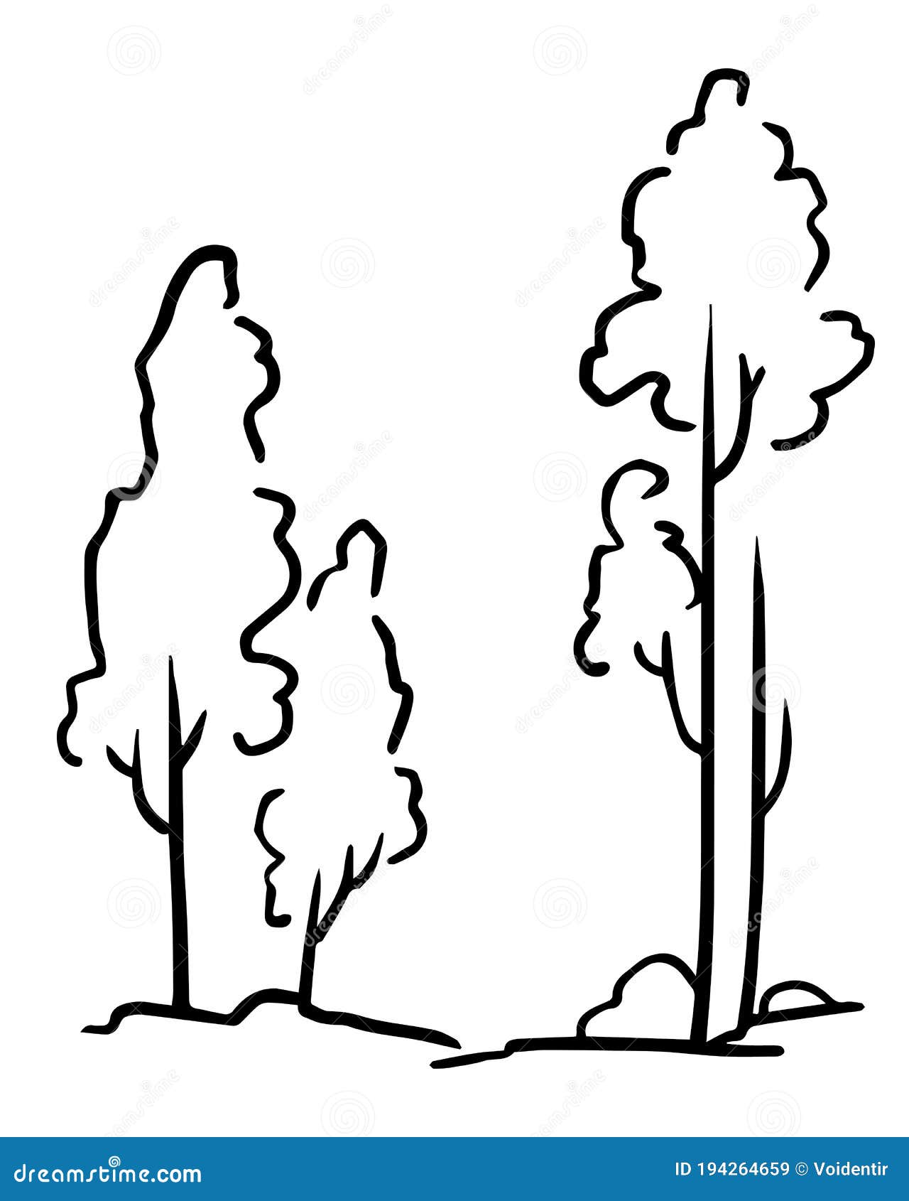 Long Trees Vector Stock Illustrations – 932 Long Trees Vector Stock ...