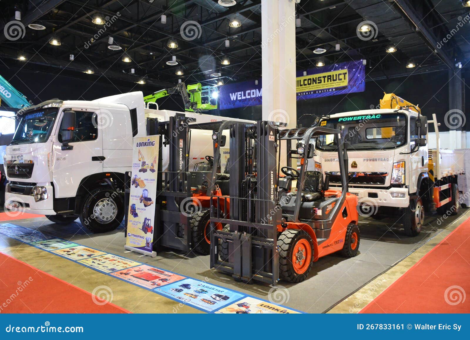 Lonking Forklift at Philconstruct in Pasay, Philippines Editorial Photo ...