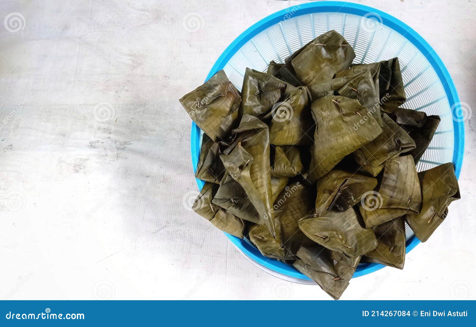 Lontong is a Typical Indonesian Dish Made from Compressed Triangular ...