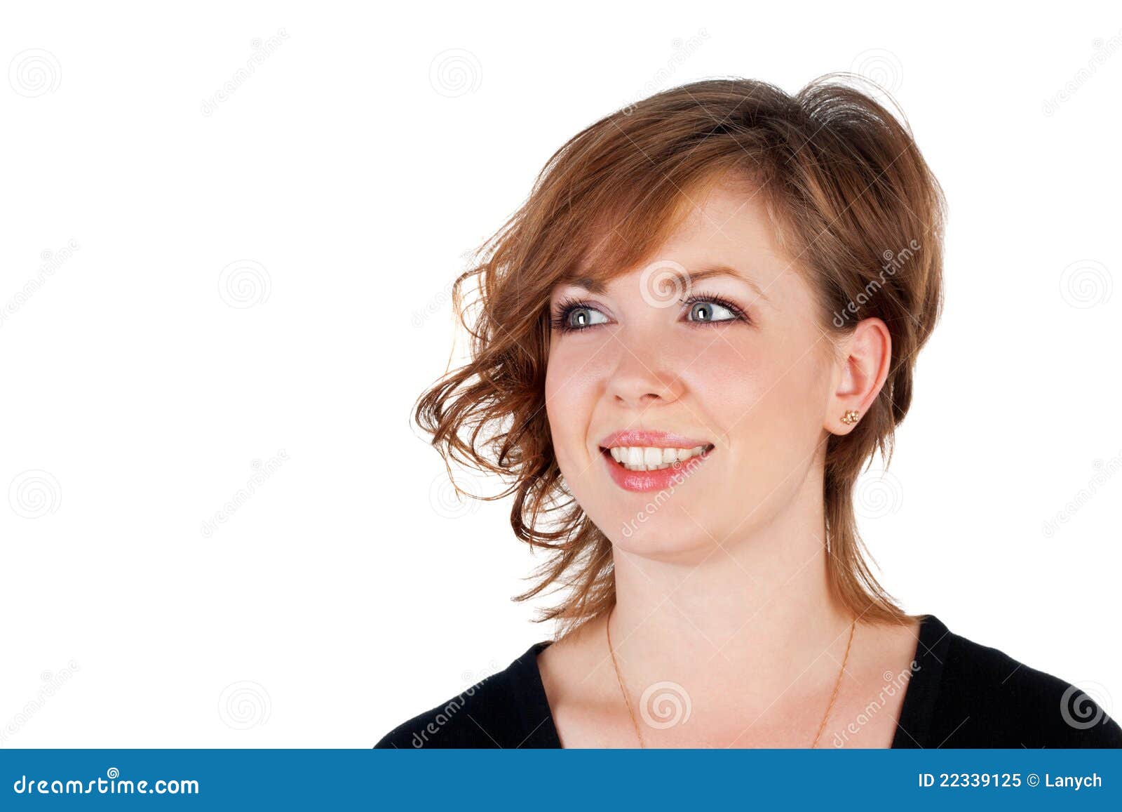 Look stock image. Image of hair, grey, female, happy - 22339125