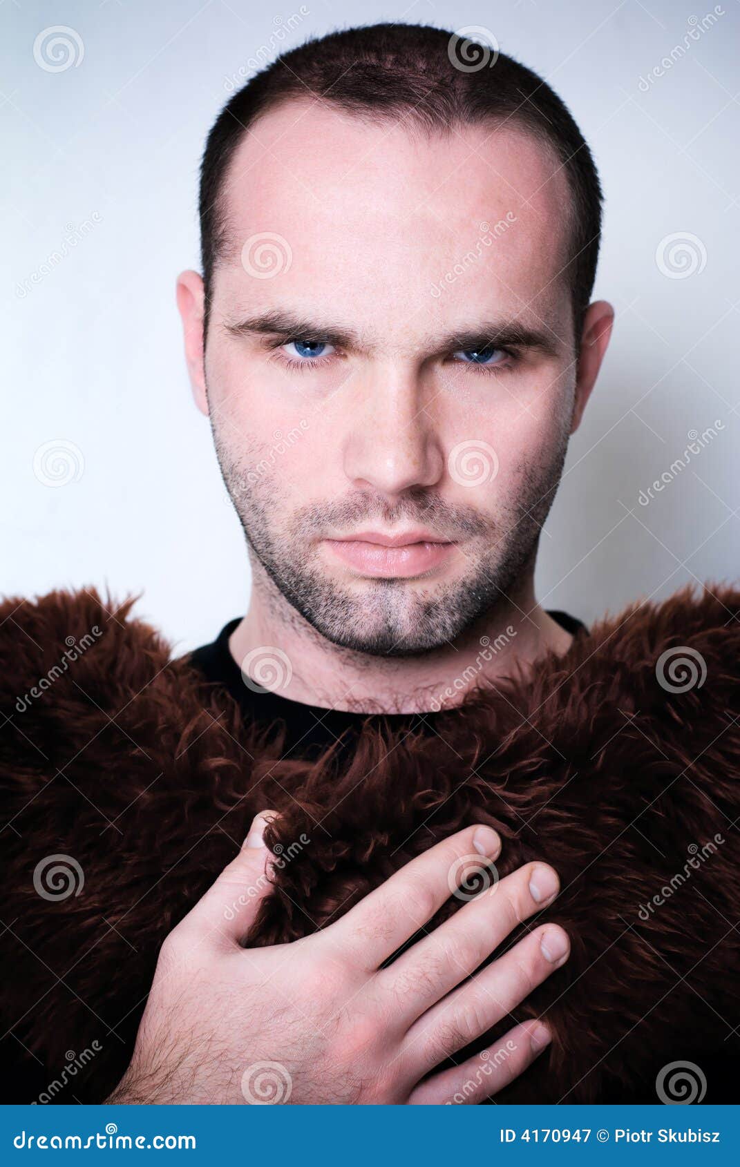 Look. stock image. Image of cool, hand, attractive, headshot - 4170947