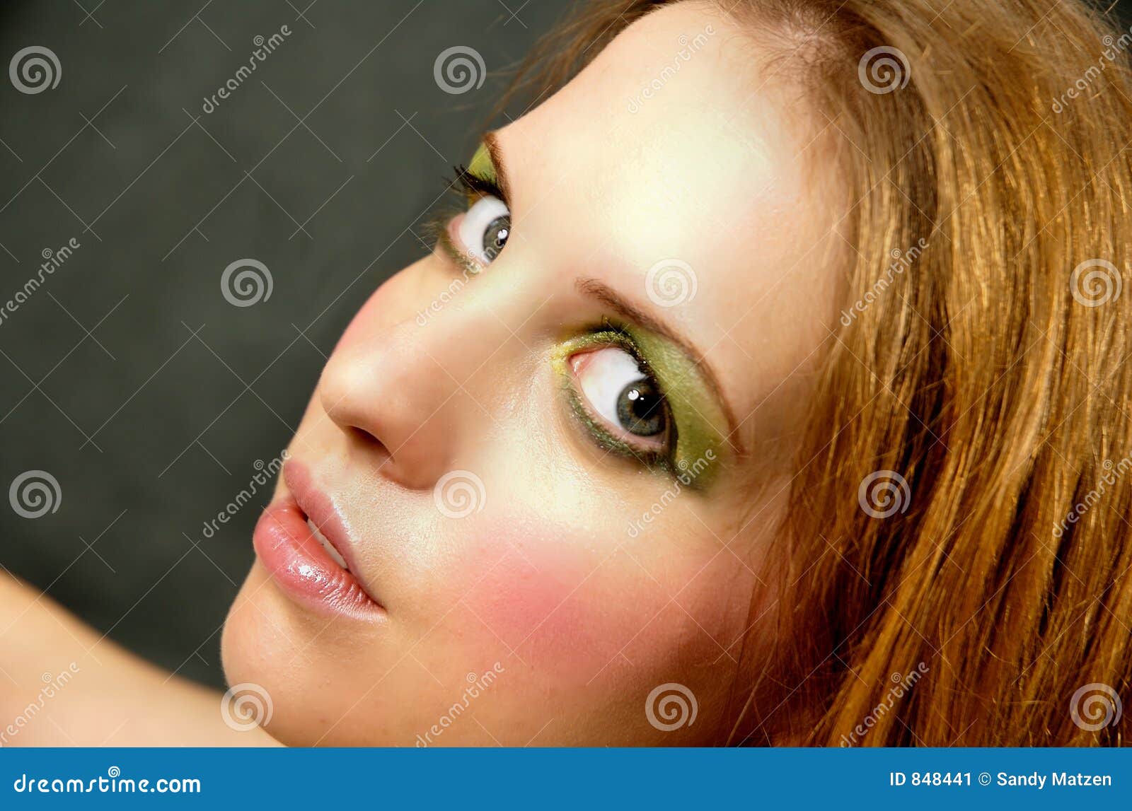 The look! stock image. Image of female, expression, face - 848441