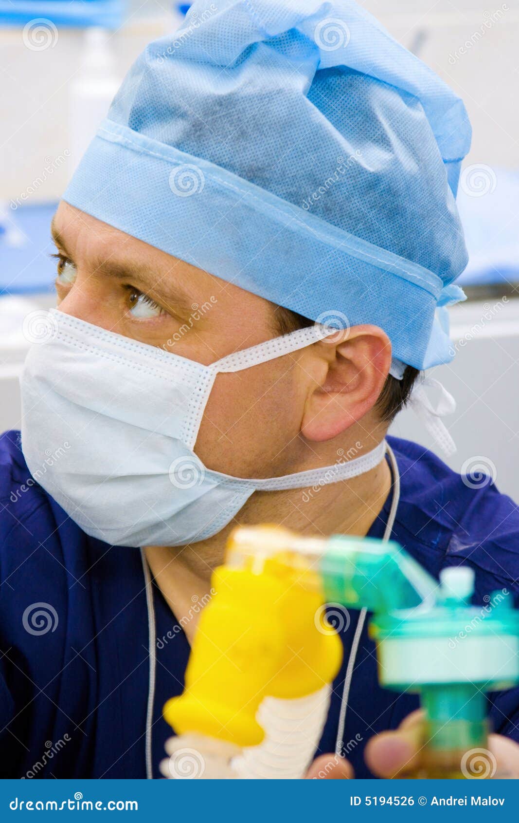 Look of the Anesthesiologist Stock Photo - Image of anesthesiologist ...