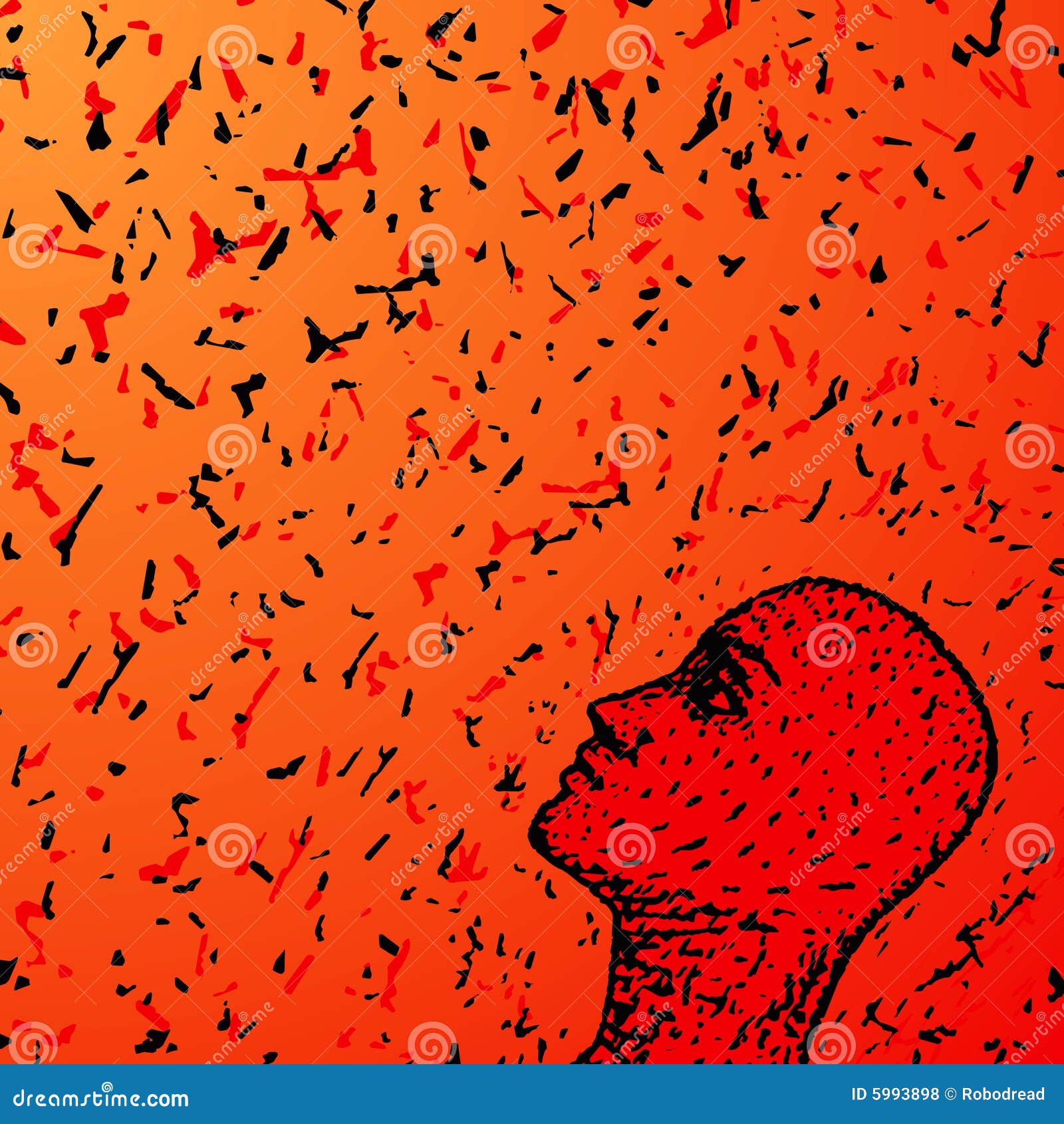 Look around (vector) stock vector. Illustration of expansion - 5993898