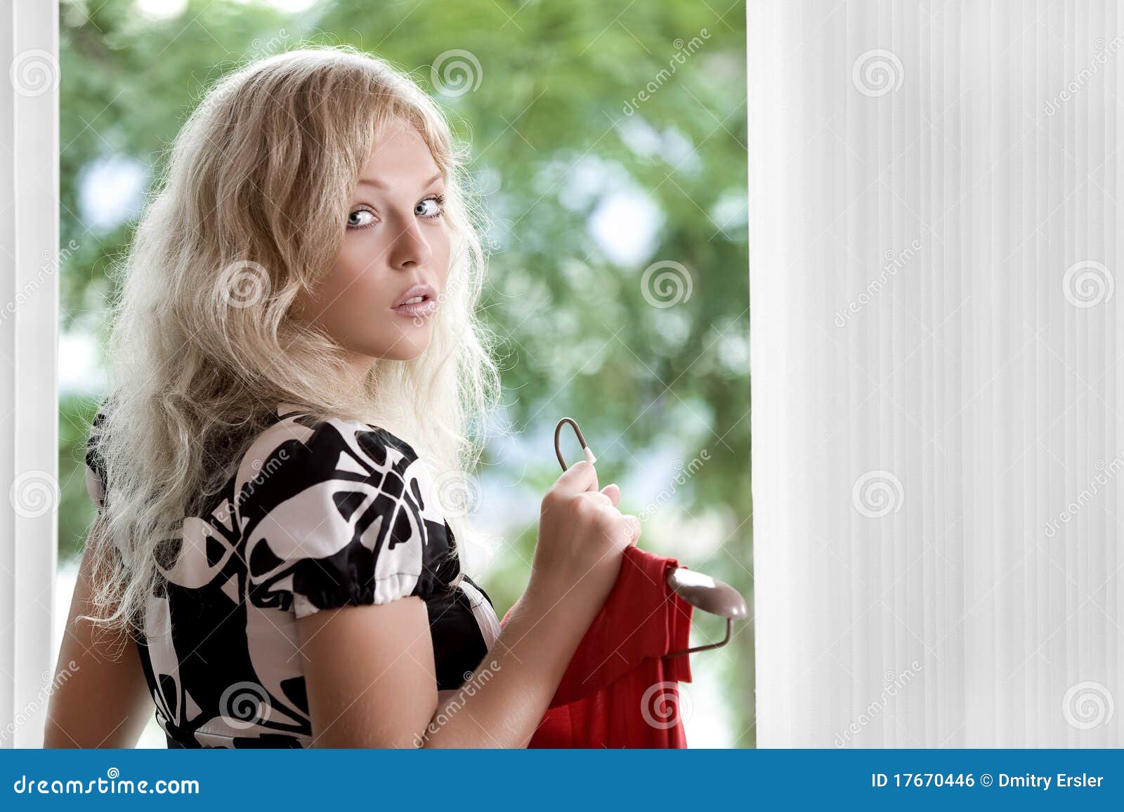 Look back stock photo. Image of natural, girl, lady, beautiful - 17670446