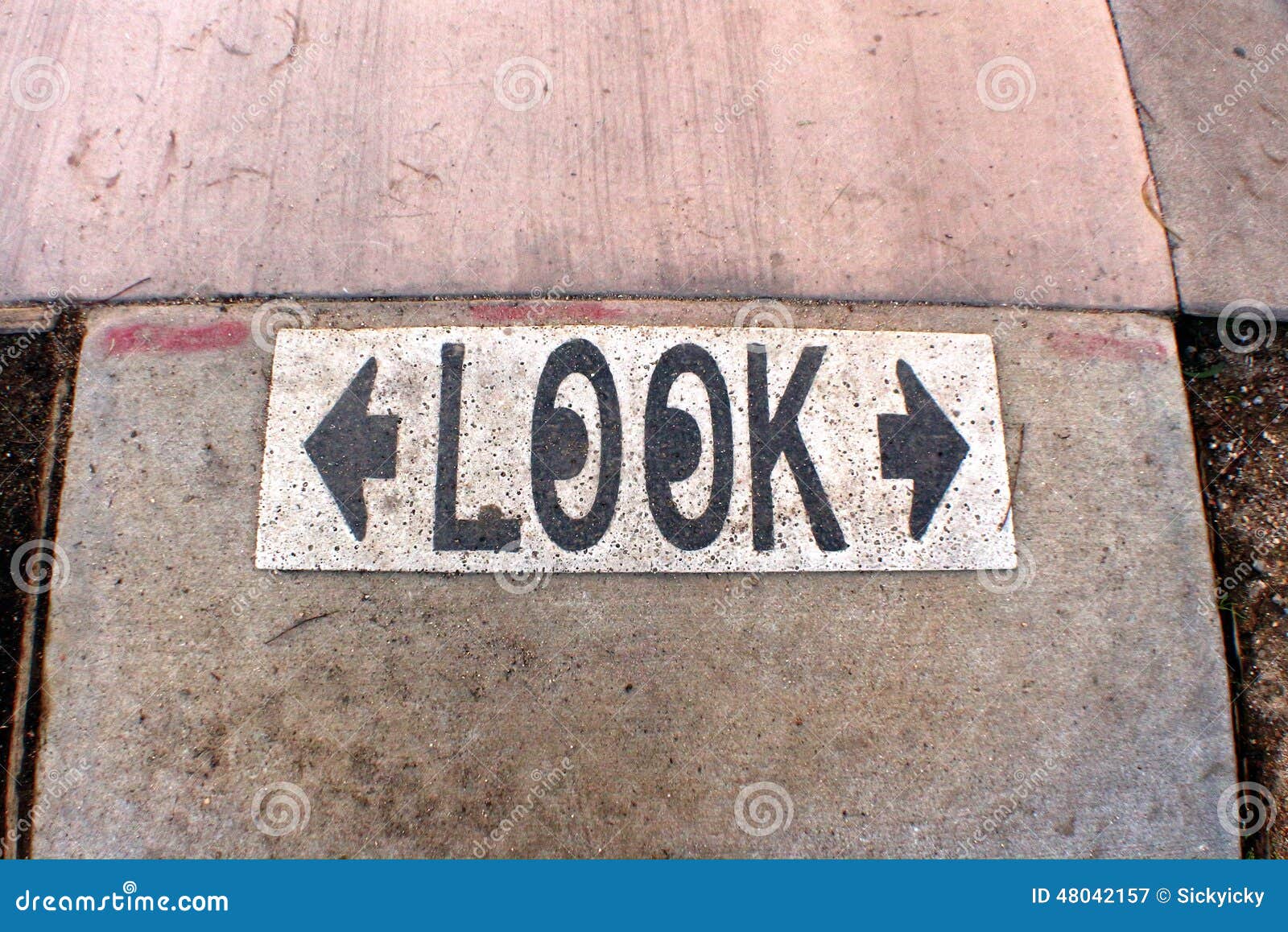 Look stock image. Image of ways, sign, ground, road, look - 48042157