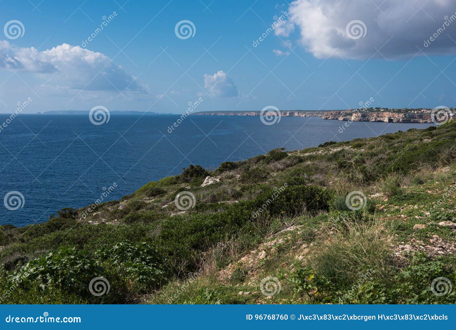 Look of Cala Santanyi on Cabrera - Majorca Stock Photo - Image of blue ...