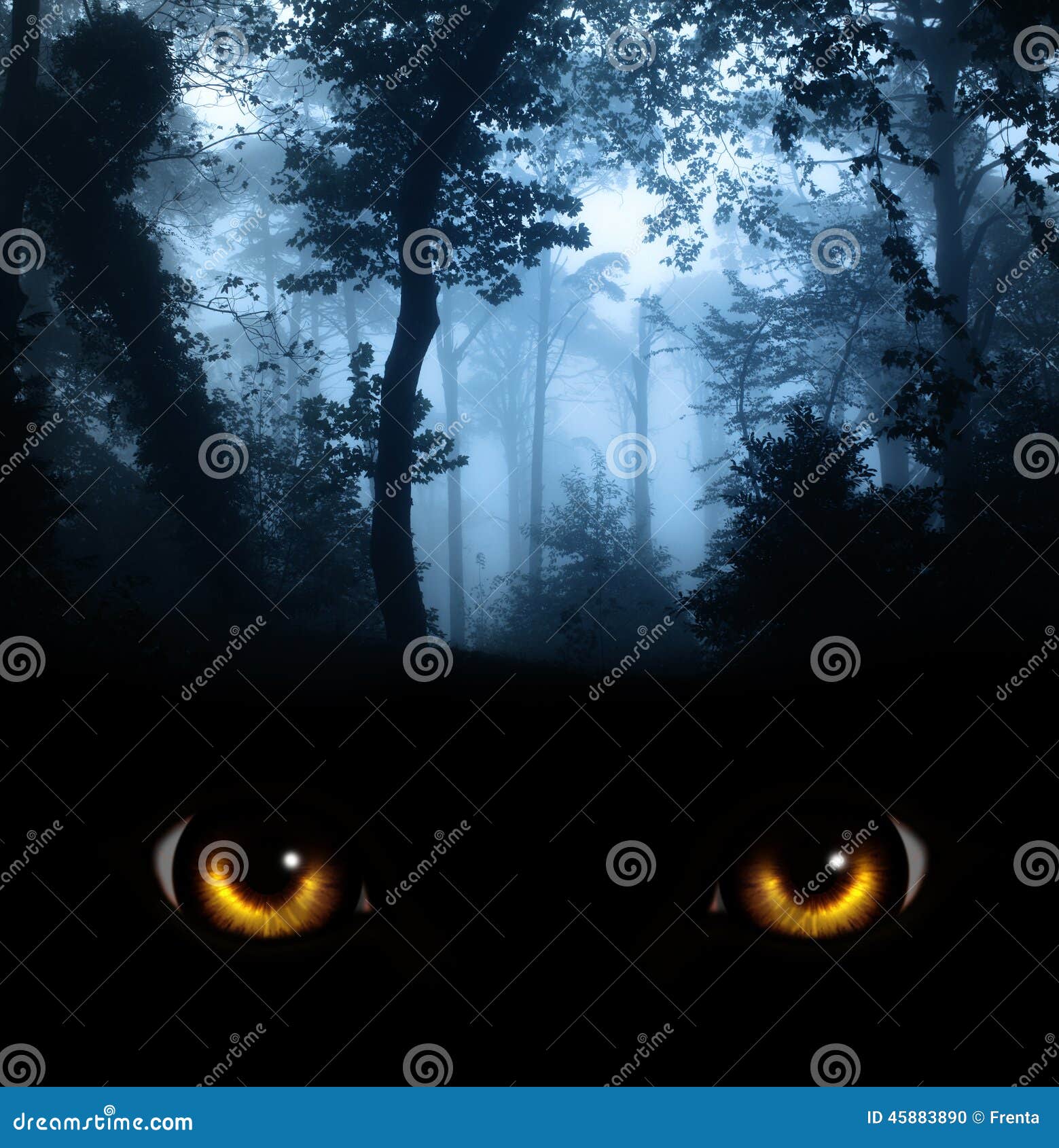 Look from darkness stock illustration. Illustration of imagination ...