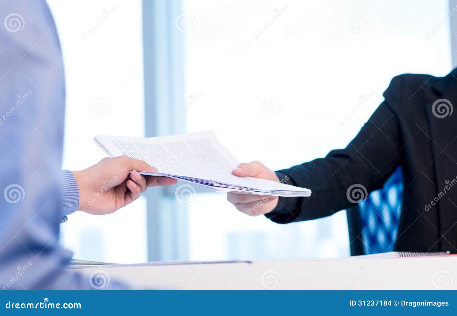 Look through this document stock photo. Image of partners - 31237184