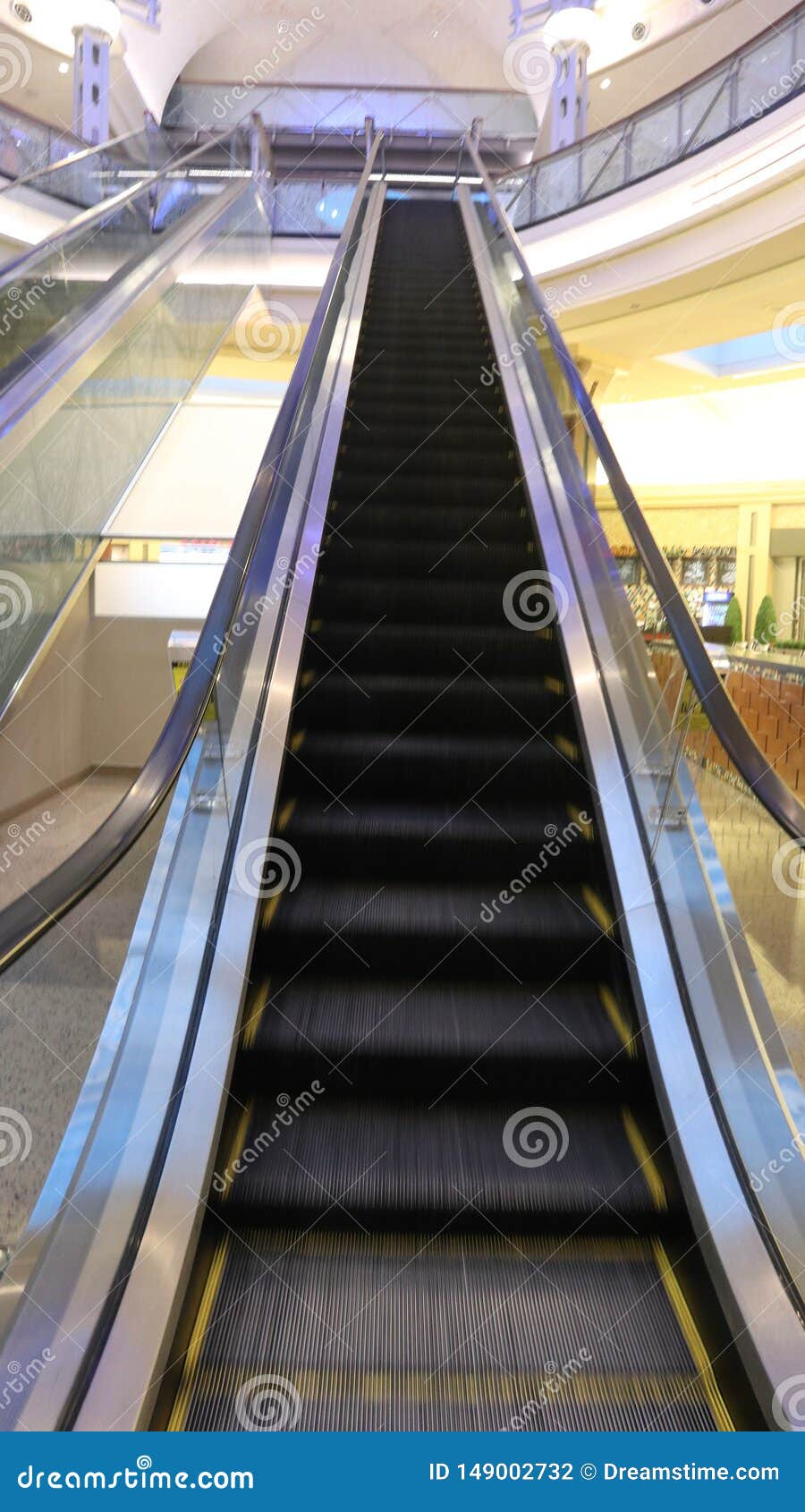 A Look at a Going Up Escalator Editorial Photography - Image of look ...