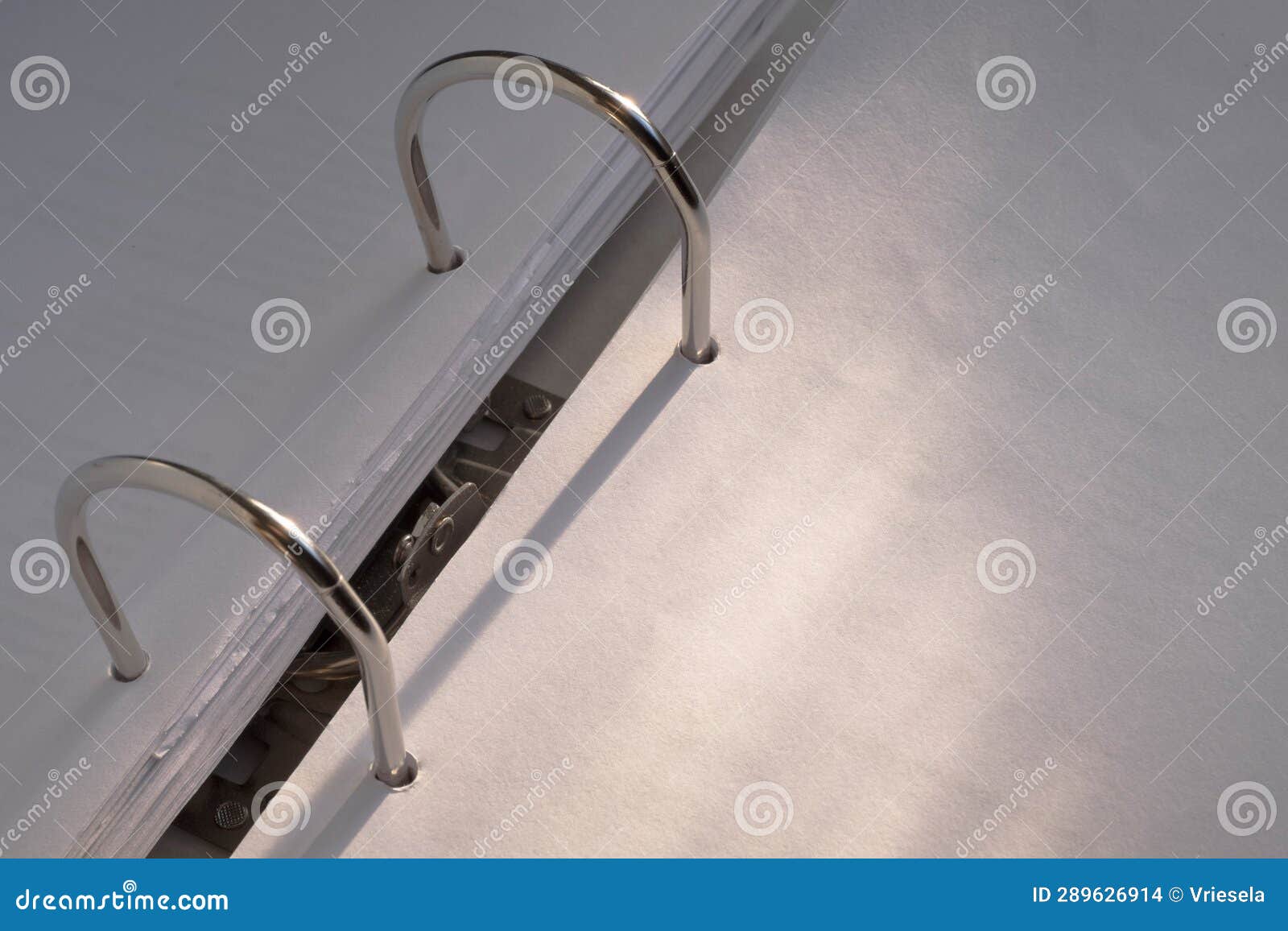 Look Inside a Binder or Folder with a Ring Binder for Neatly Storing ...