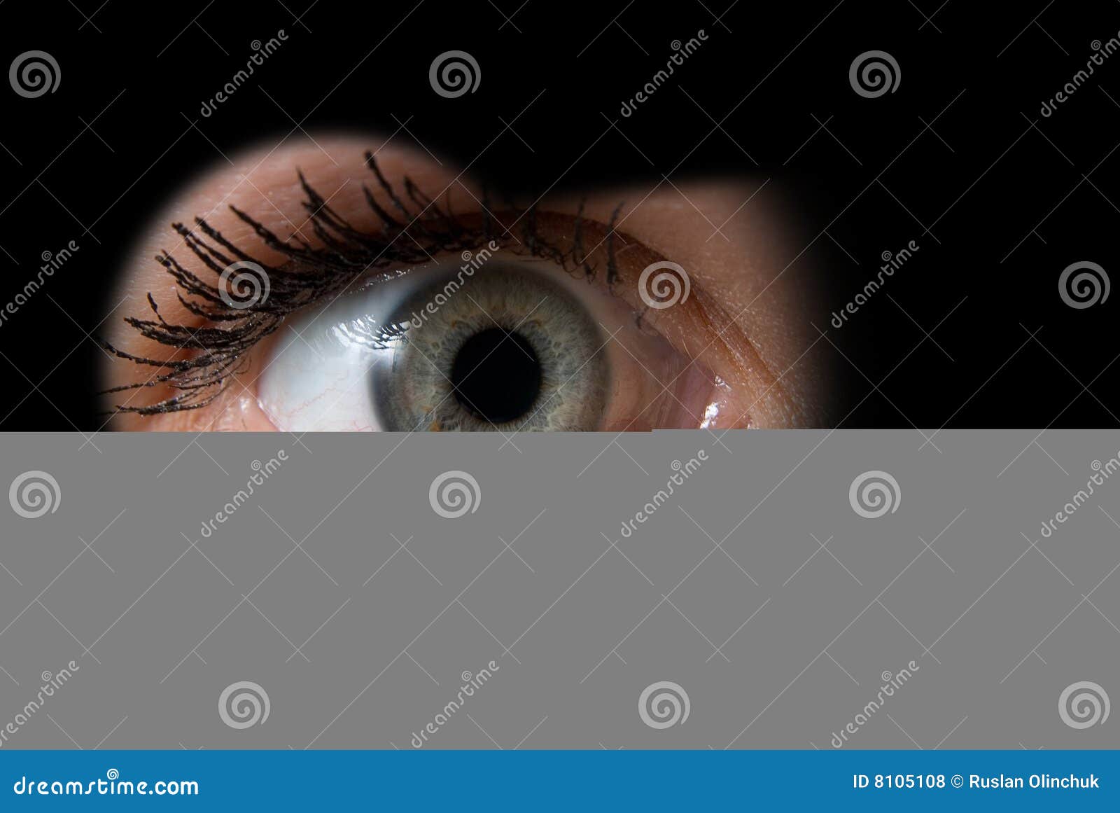 Look through a keyhole stock photo. Image of female, concept - 8105108
