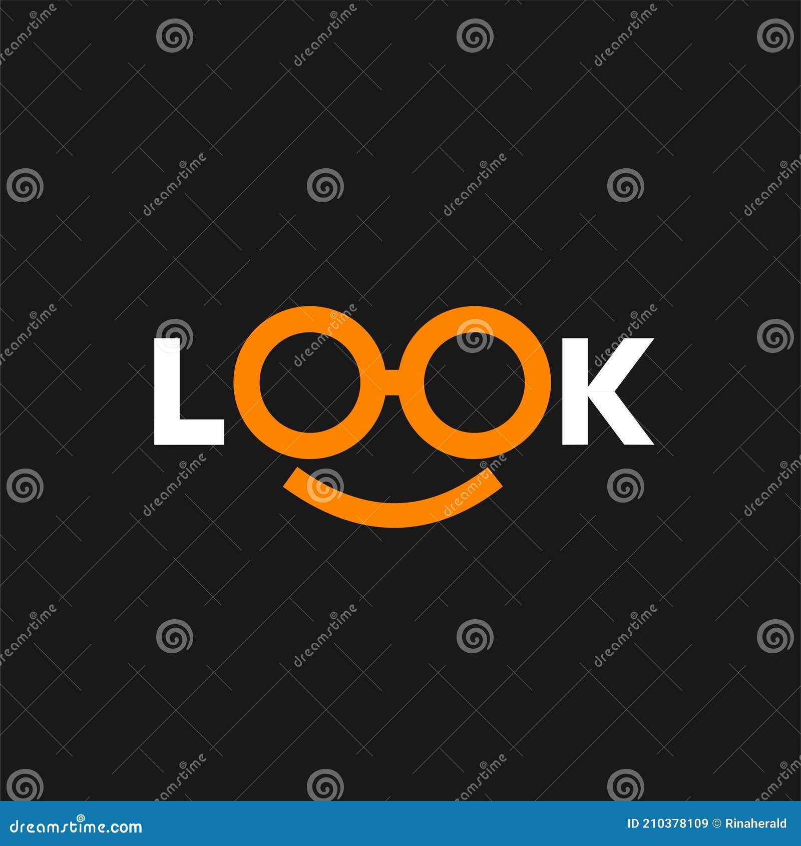 Look Letter Logo Icon Design Stock Vector - Illustration of care ...