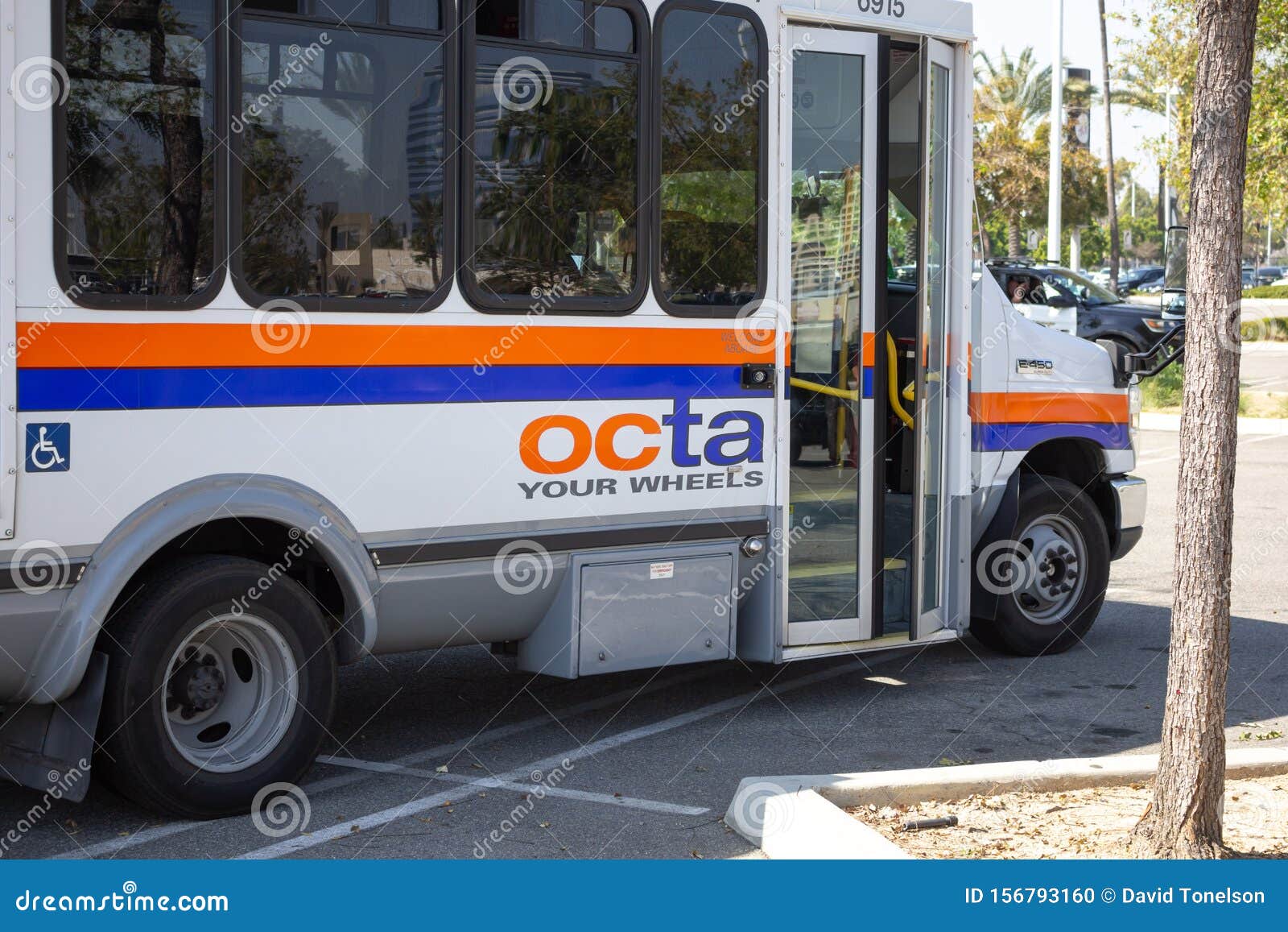 OCTA transit bus editorial image. Image of easy, company - 156793160