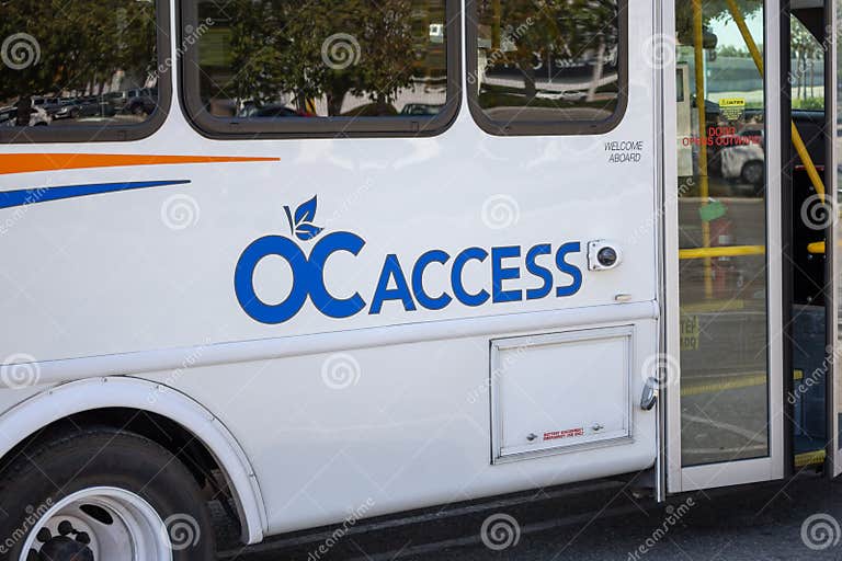 OCTA transit bus editorial stock image. Image of bravo - 156793159
