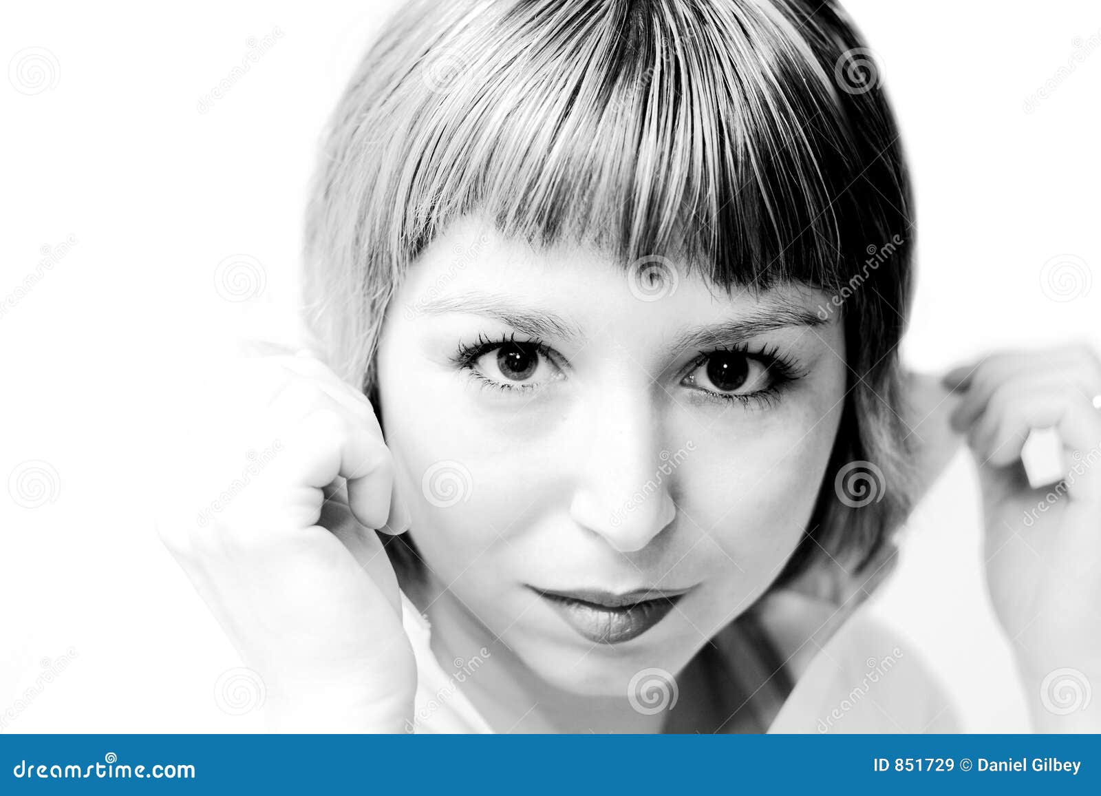 Look at me!!! stock image. Image of face, makeup, beauty - 851729