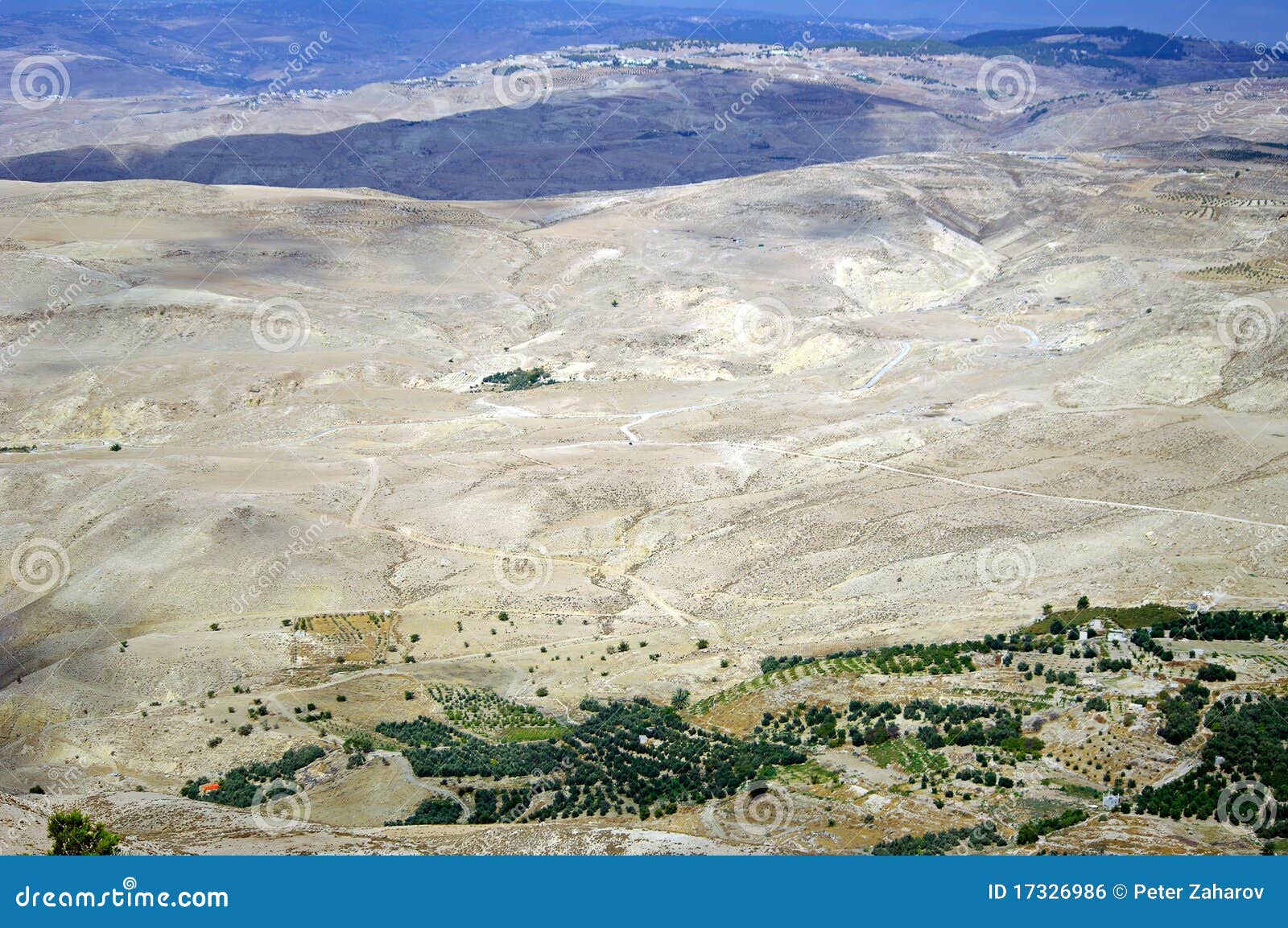 Look from Mount Nebo Hill To the Valley. Stock Photo - Image of nature ...