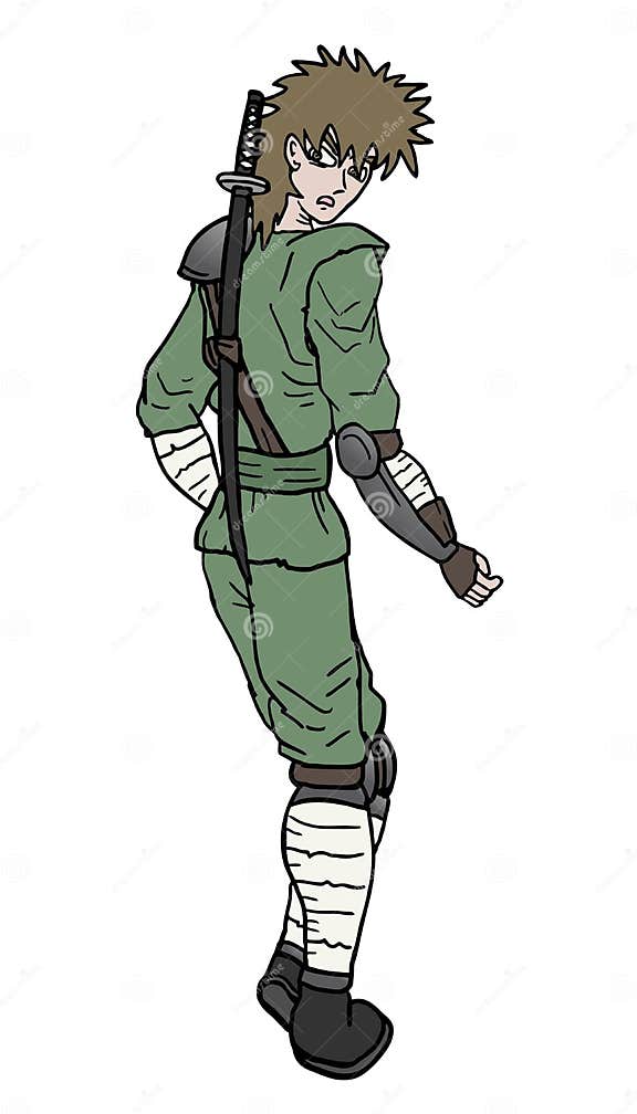 Look ninja stock vector. Illustration of attack, challenger - 39081848