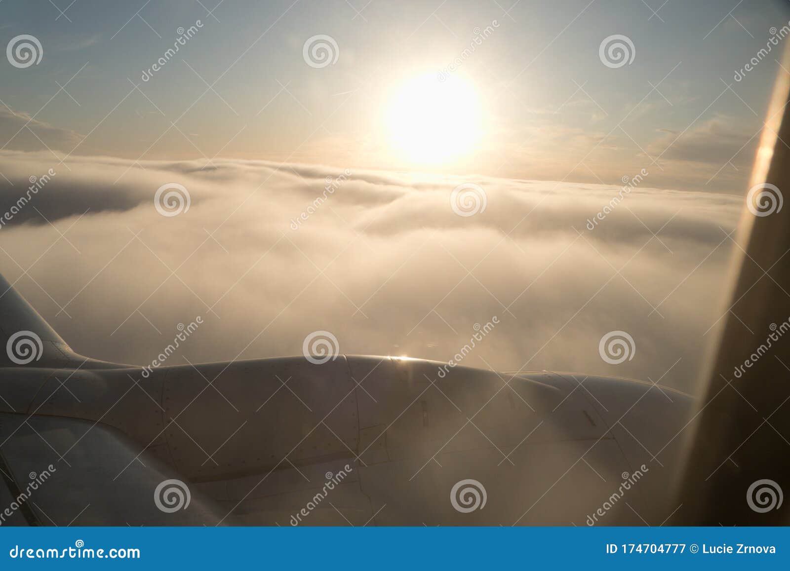 Look Out from the Frozen Plane Window Stock Image - Image of park ...