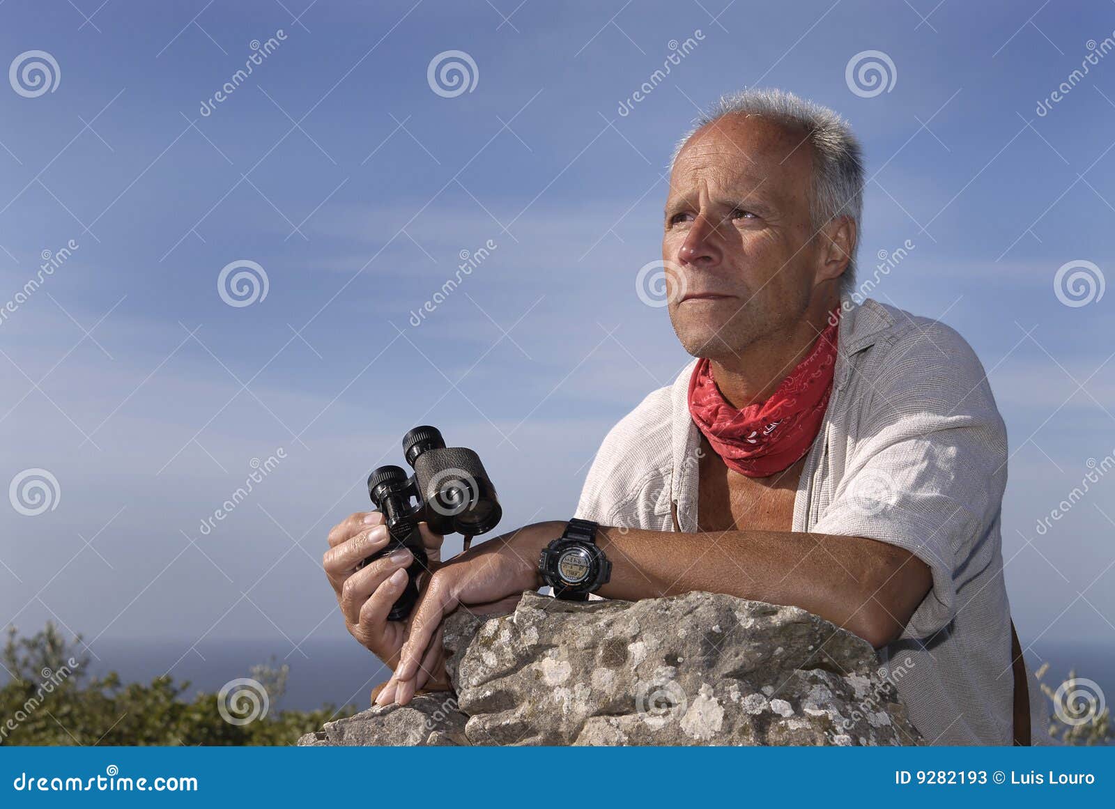 Look out there stock image. Image of binoculars, quest - 9282193