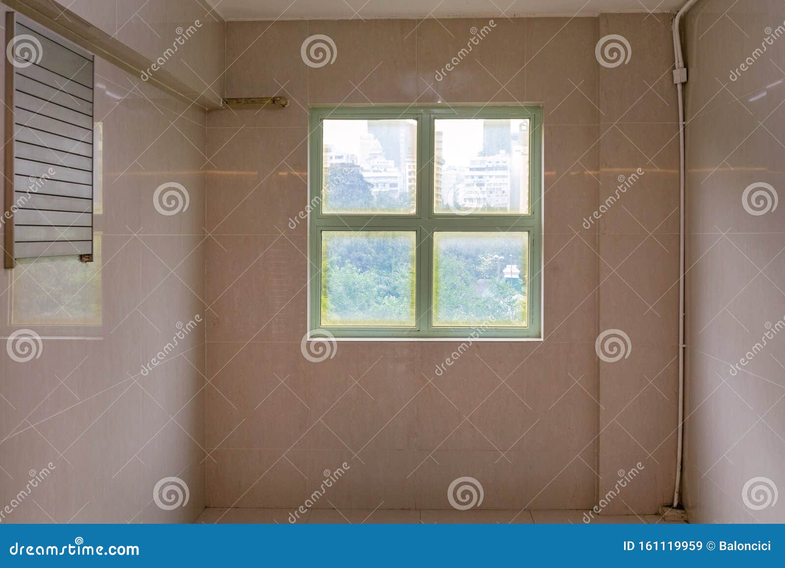 One Square Window stock image. Image of empty, asia - 161119959
