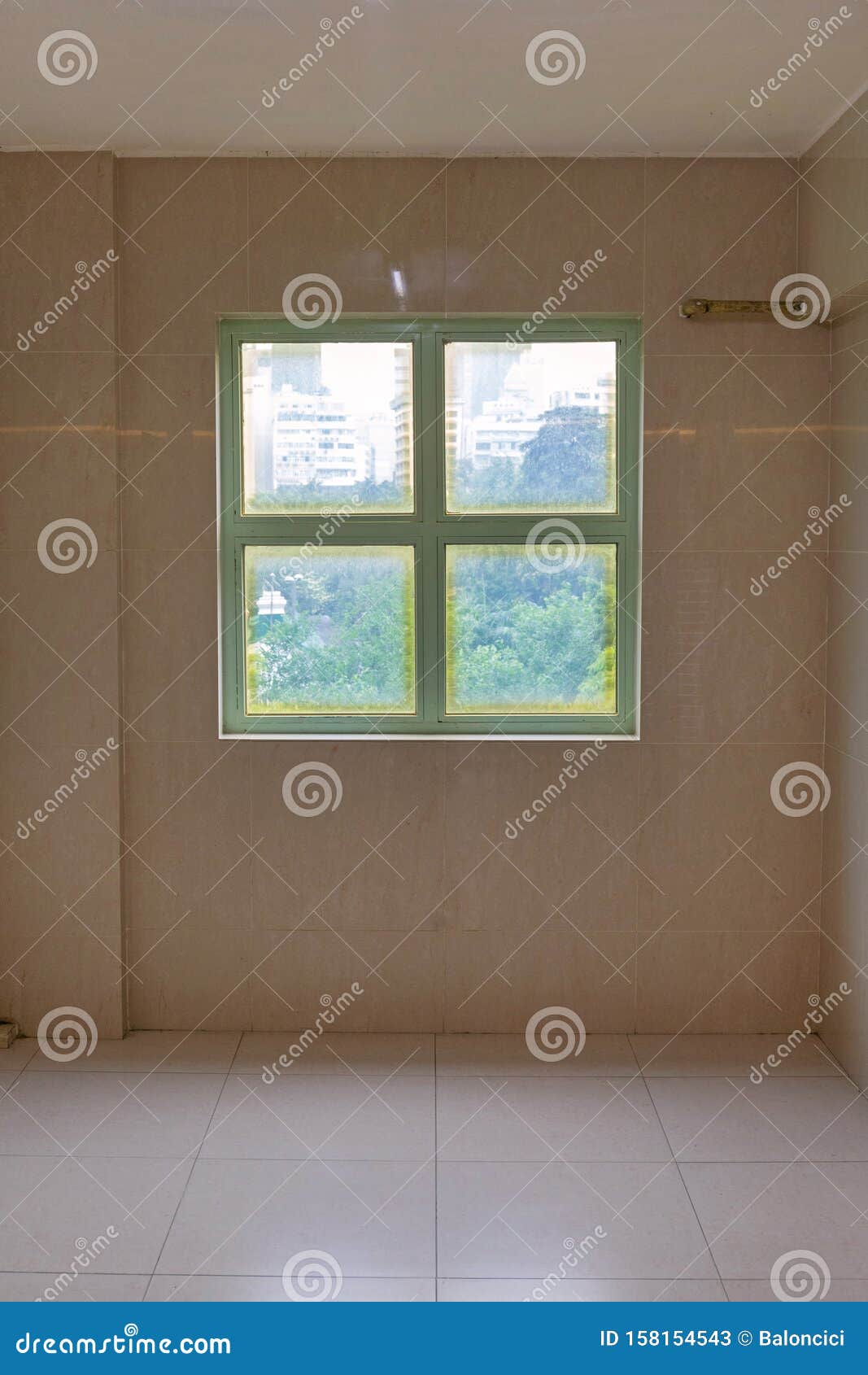 Square Window stock image. Image of interior, empty - 158154543