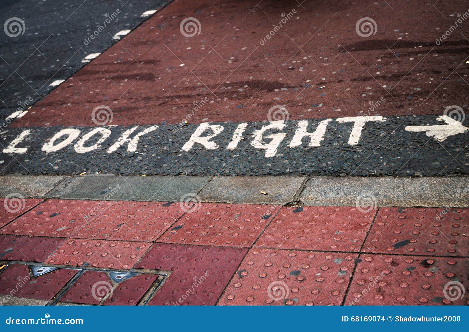 Look right stock photo. Image of arrow, background, city - 68169074