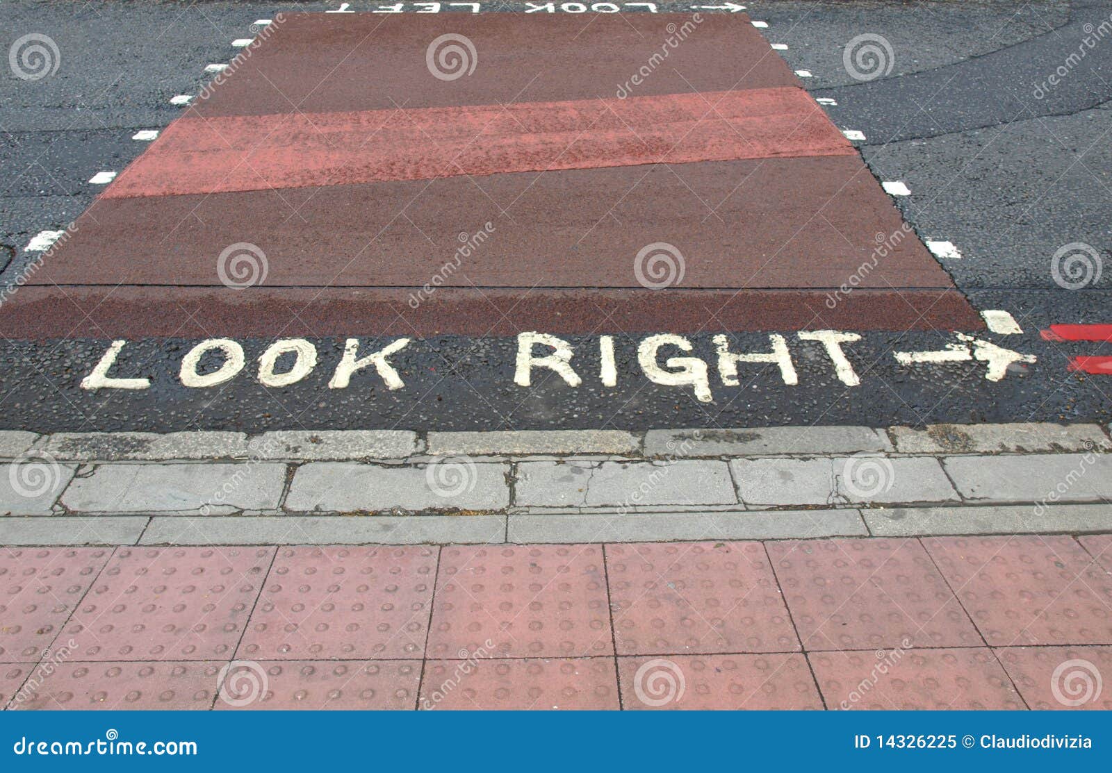Look Right sign stock image. Image of crossroads, signal - 14326225