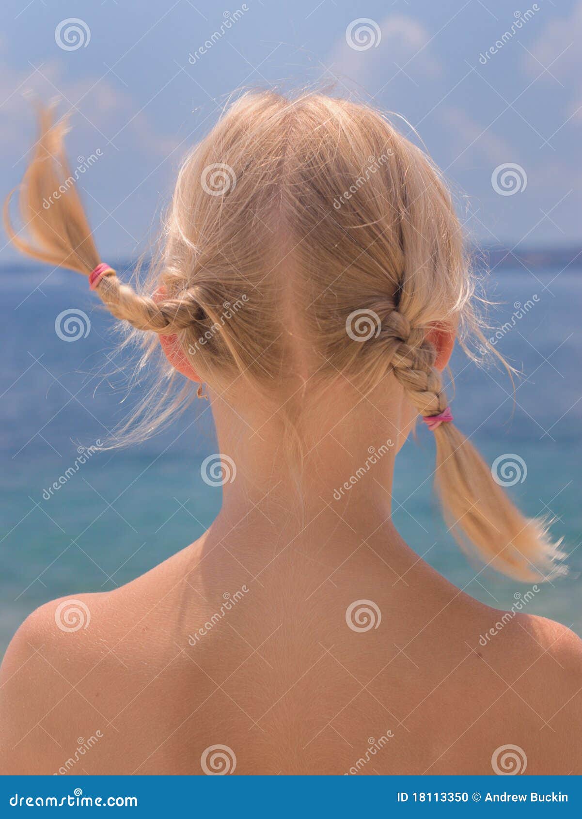 Look in the sea stock photo. Image of tide, leisure, blond - 18113350