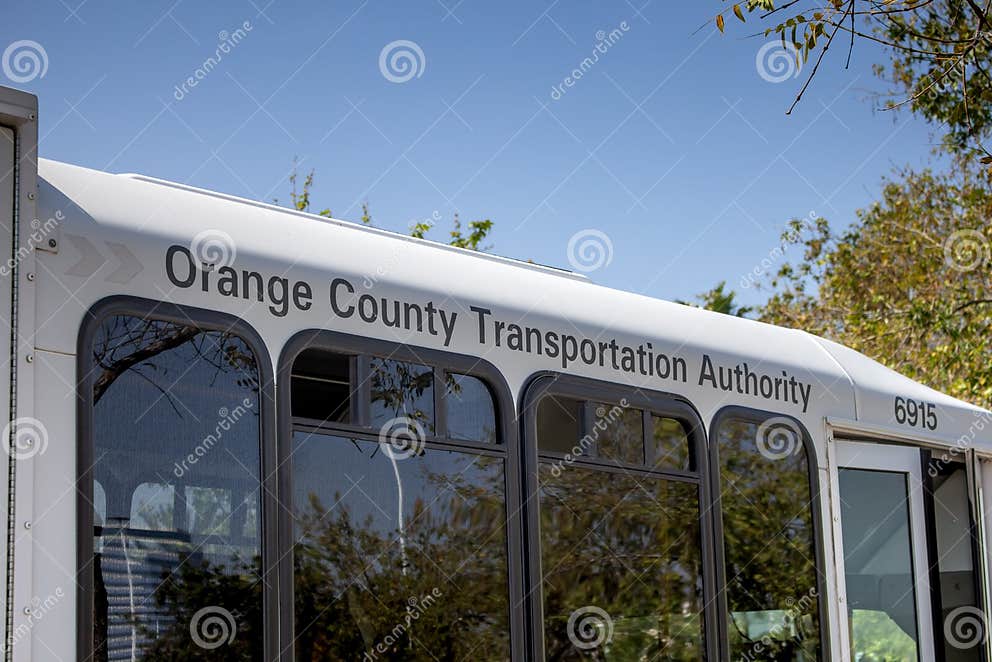 OCTA transit bus editorial stock image. Image of decal - 156793174