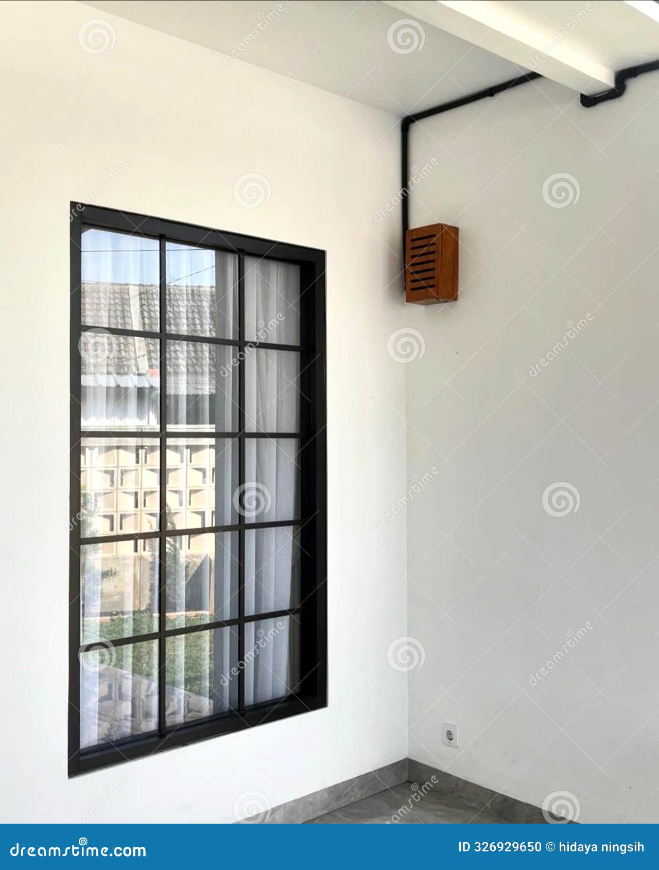 Look of a simple window stock photo. Image of residential - 326929650
