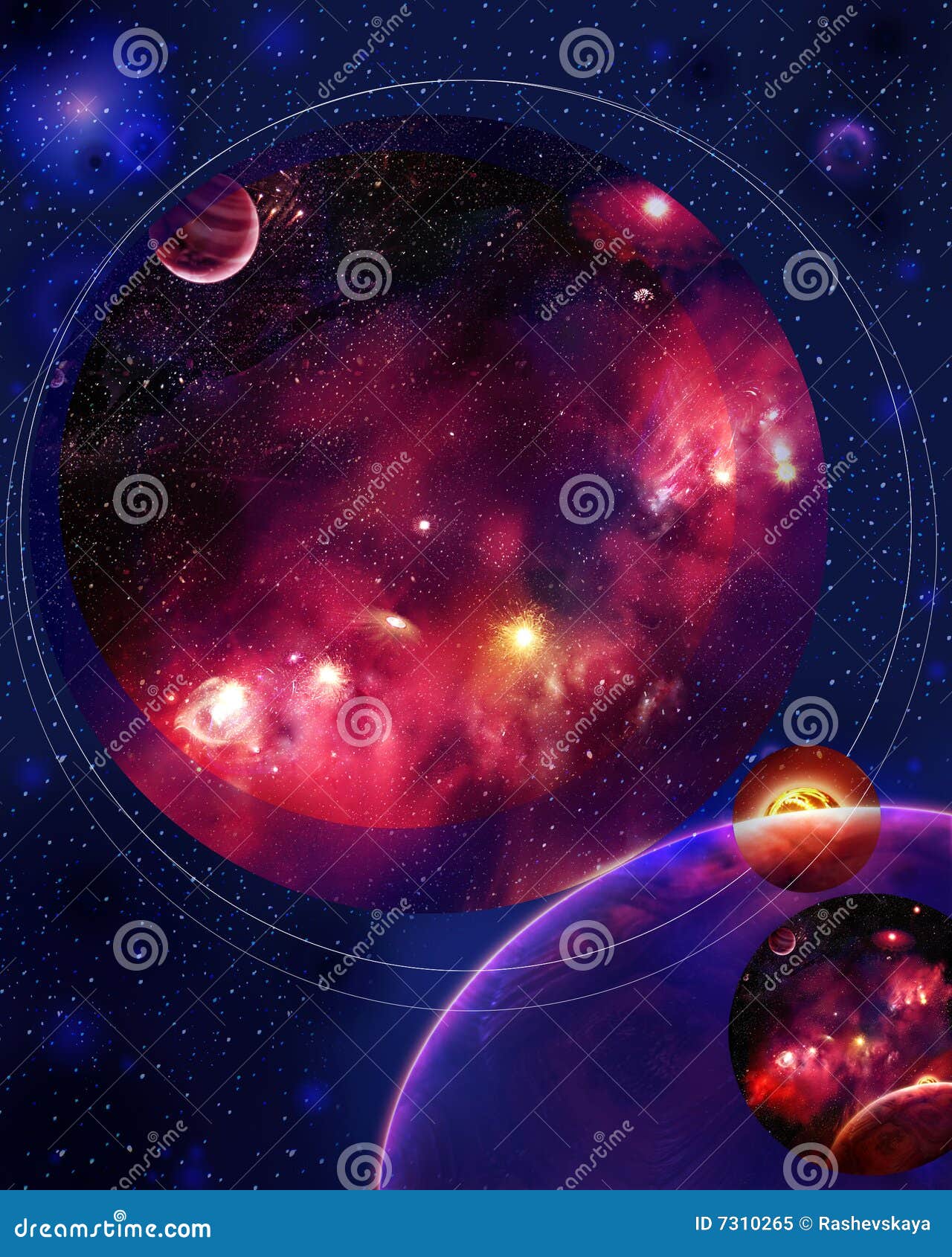 Look in space stock illustration. Illustration of digital - 7310265