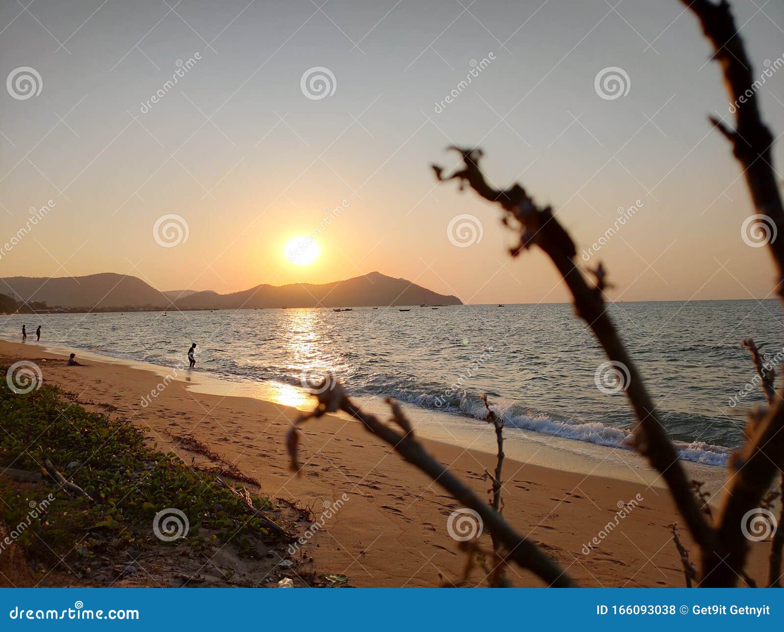 Look at the sunset stock photo. Image of look, sunset - 166093038