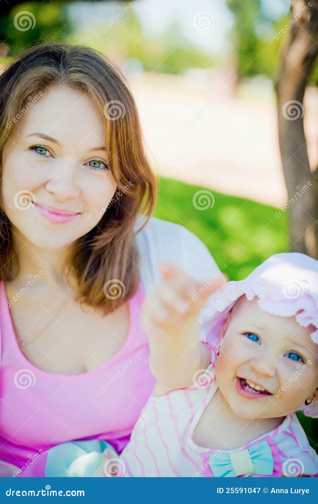 Look There! stock image. Image of mother, human, caucasian - 25591047