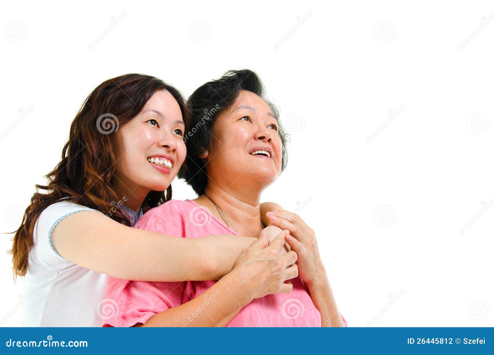 Look at there! stock photo. Image of girl, family, daughter - 26445812