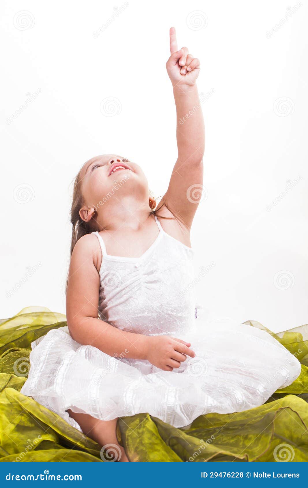 Look there! stock photo. Image of person, funny, blue - 29476228