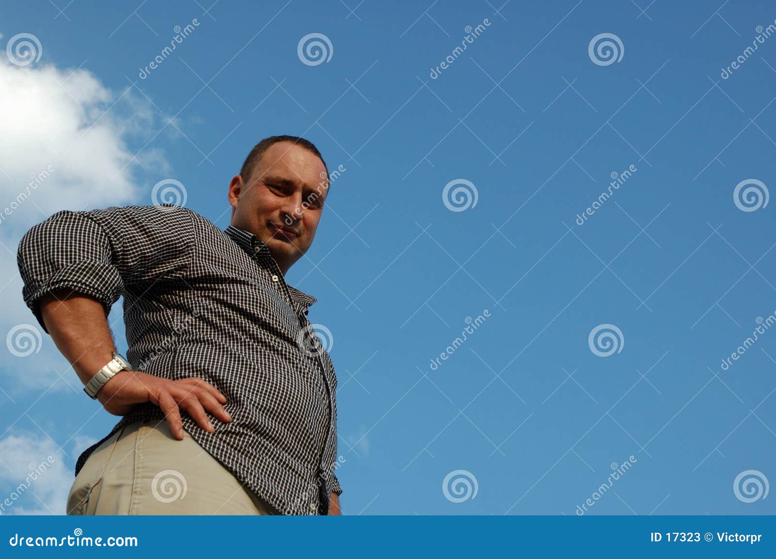 Look from top stock image. Image of watch, look, think, blue - 17323