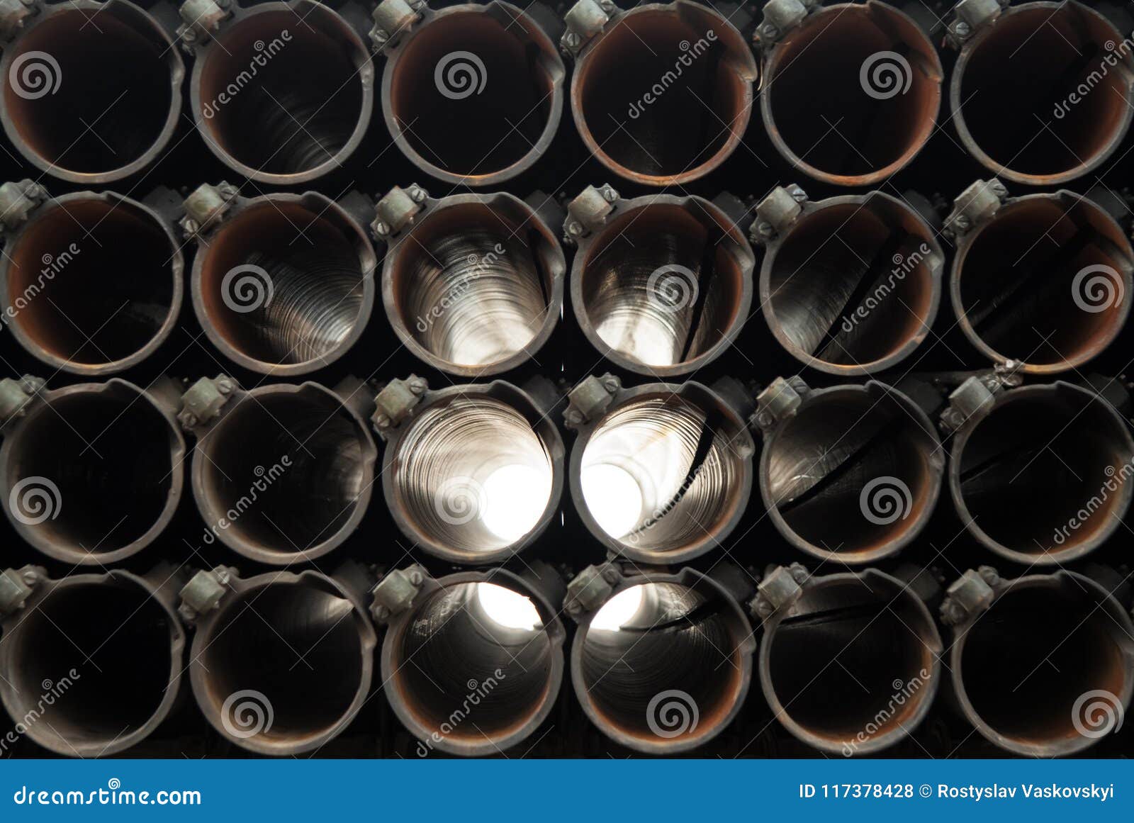 Look through the Tubes of BM-21 Grad Stock Photo - Image of russia ...