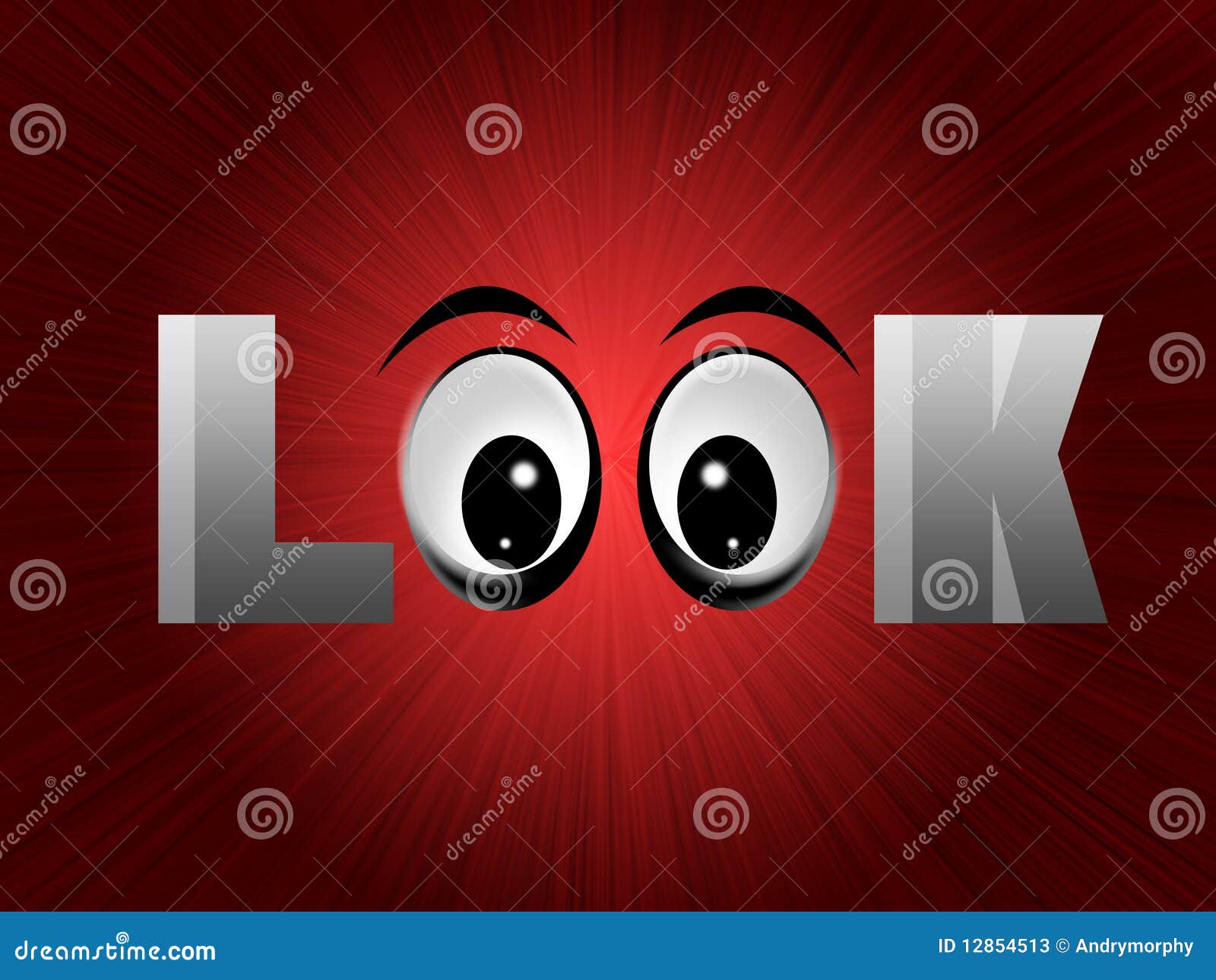 Look word stock illustration. Illustration of eyes, interesting - 12854513