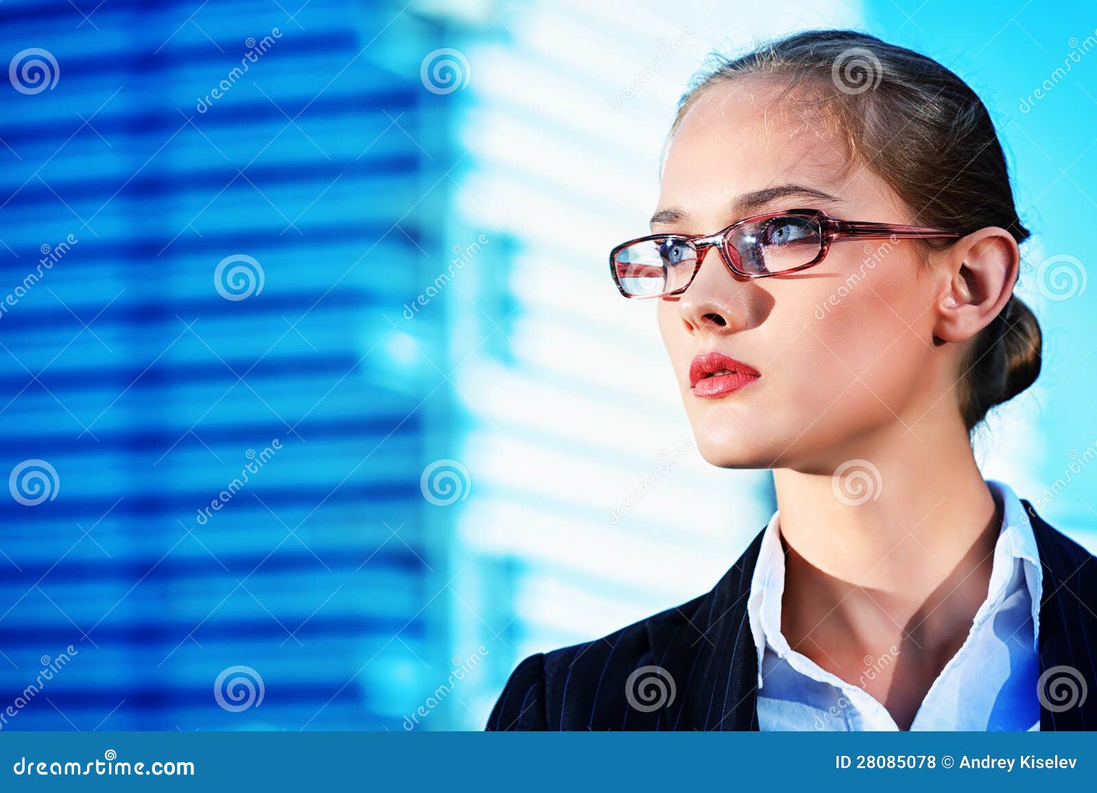 Looking stock photo. Image of person, businesswoman, business - 28085078