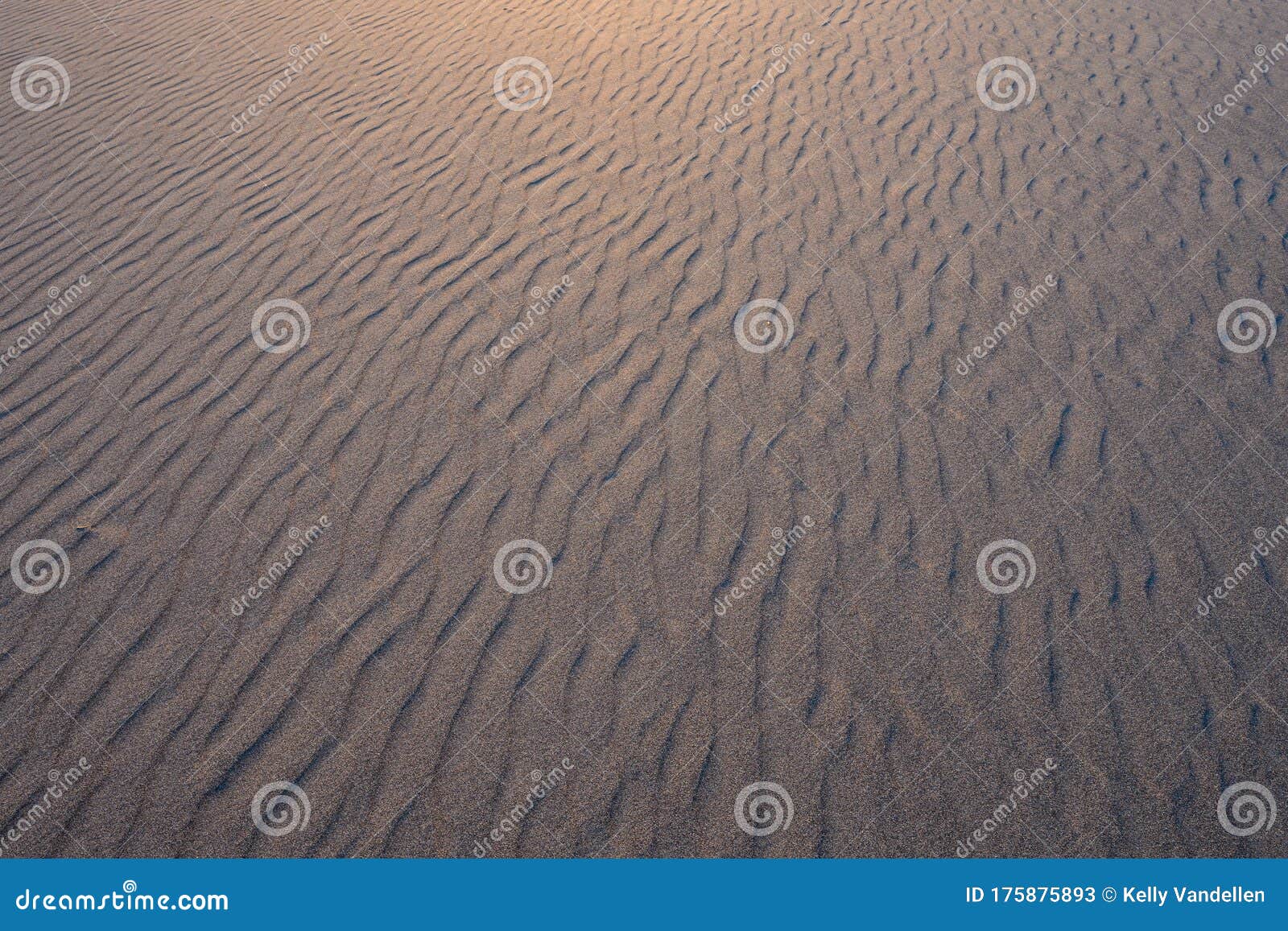 Looking Across Rippled Sand Stock Image - Image of travel, national ...