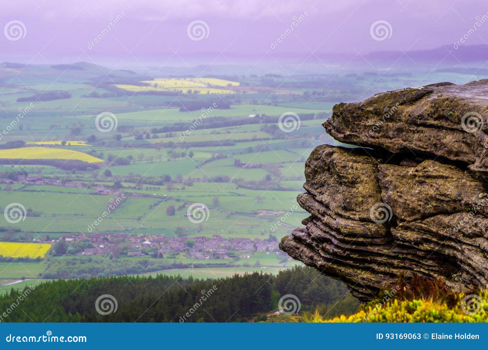 Looking Across the valley stock image. Image of valley - 93169063