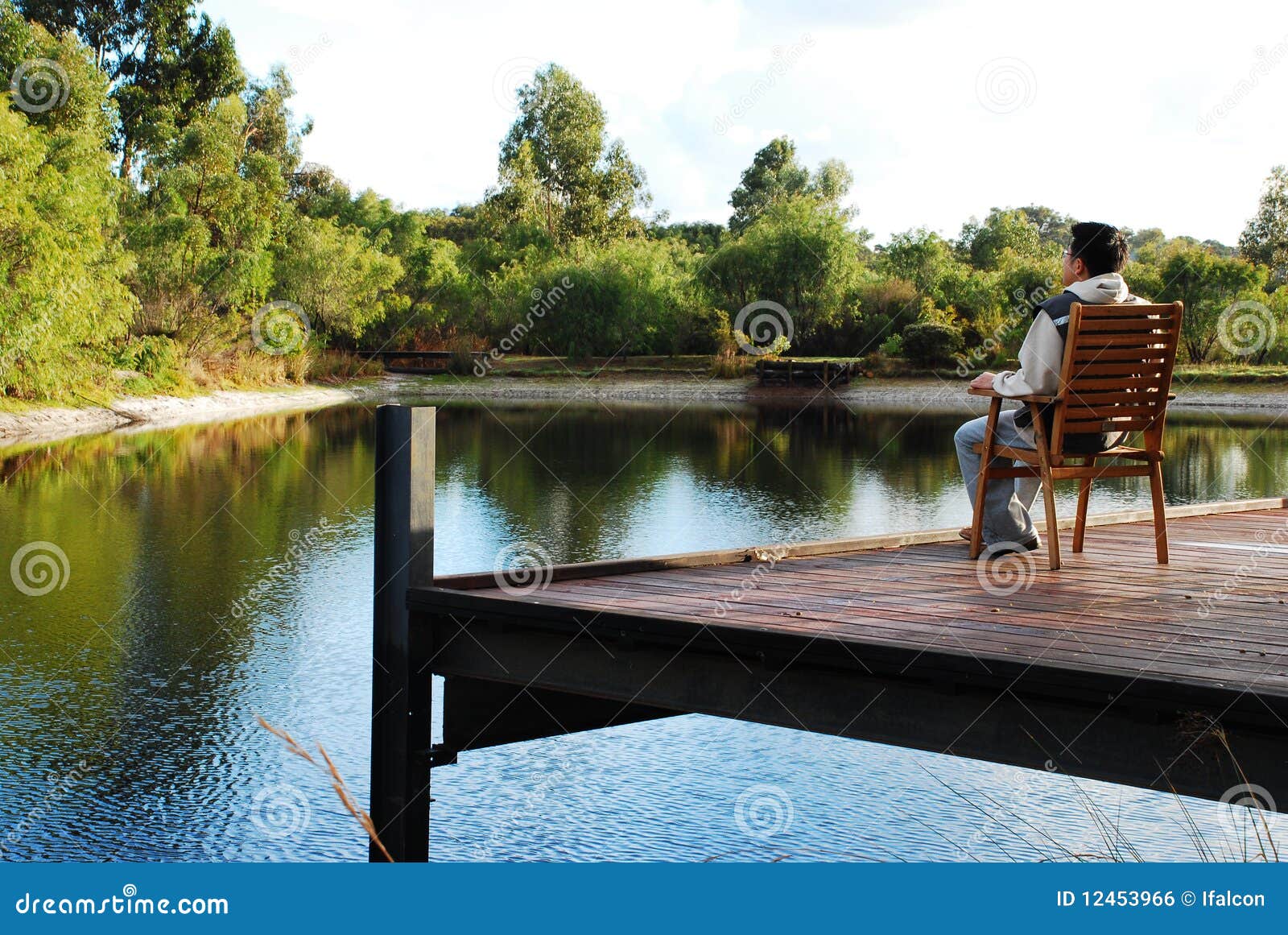 Looking afar stock photo. Image of hope, lakeview, future - 12453966