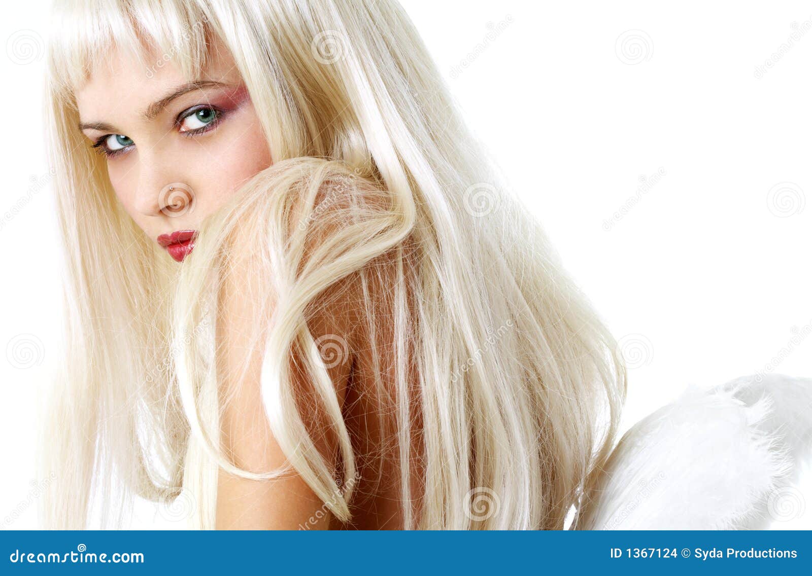 Looking angel stock photo. Image of attractive, heaven - 1367124