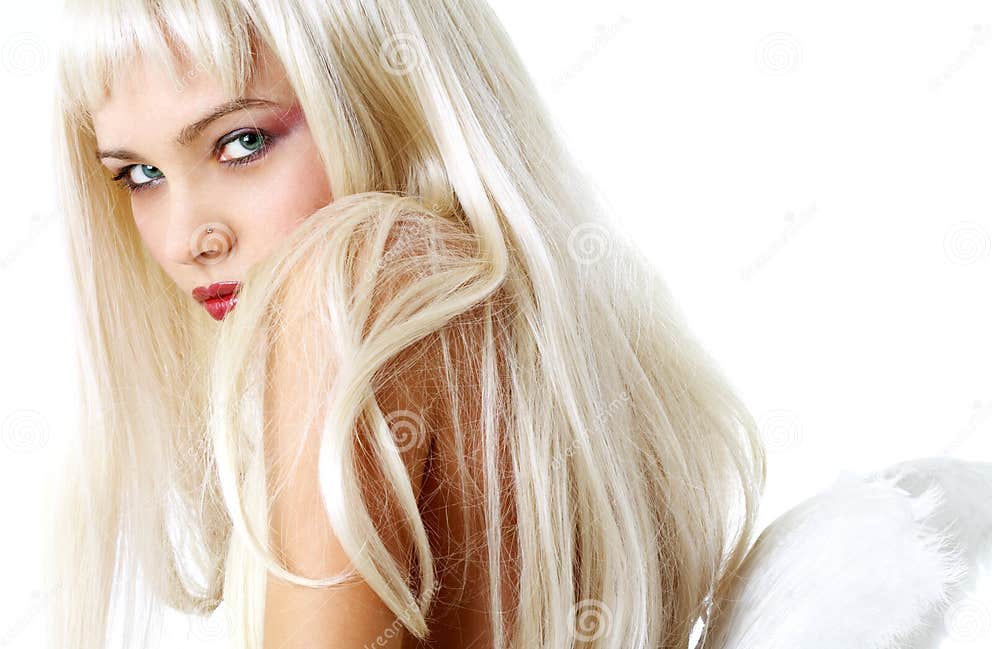 Looking angel stock photo. Image of attractive, heaven - 1367124
